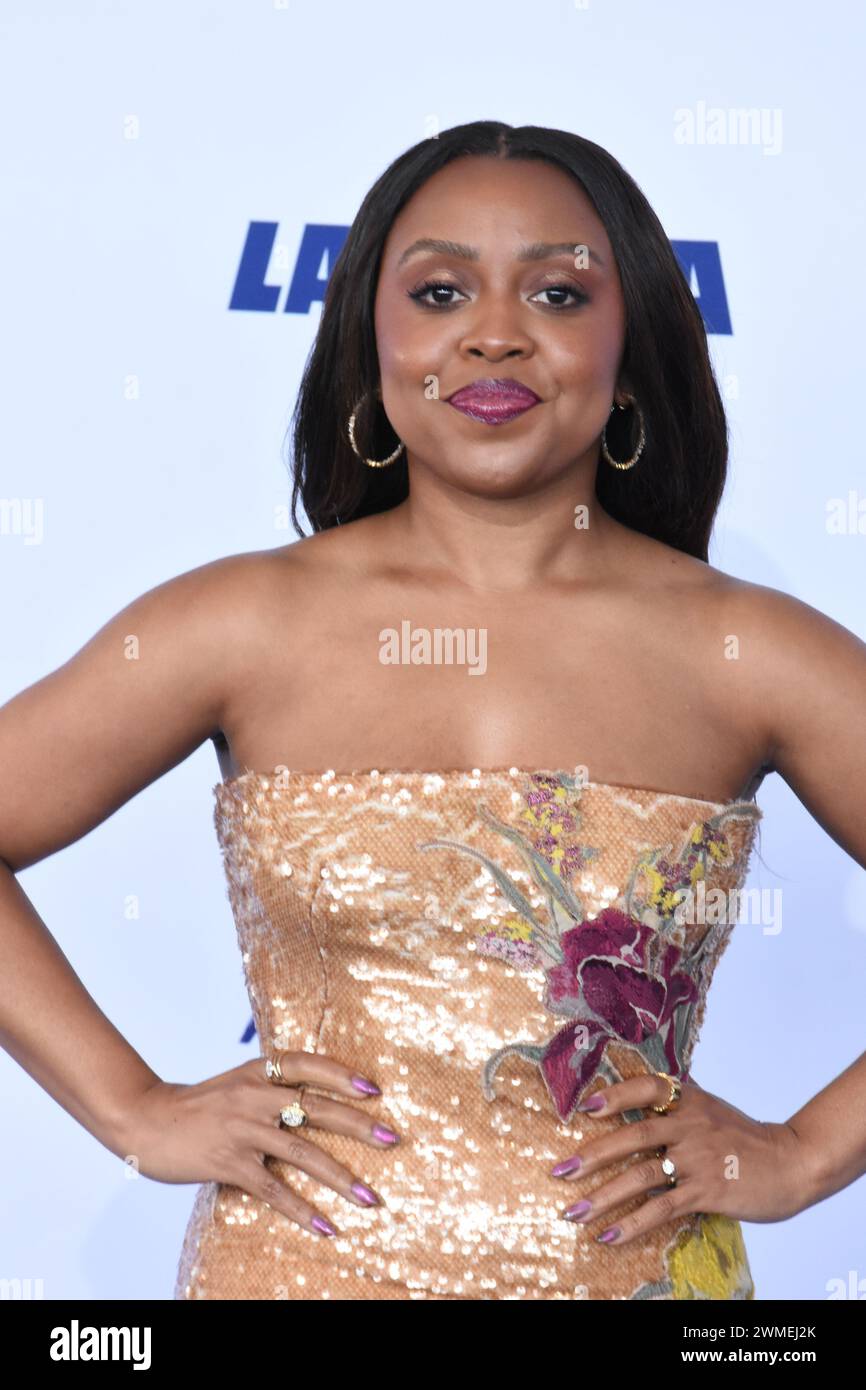 Santa Monica, California, USA 25th February 2024 Actress Quinta Brunson ...