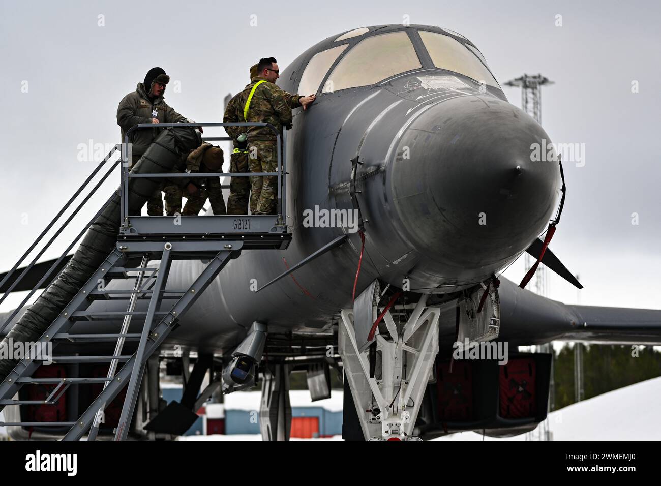 B-1 Maintenance Bomber Task Force 24-2 at Luleå-Kallax Air Base, Sweden ...