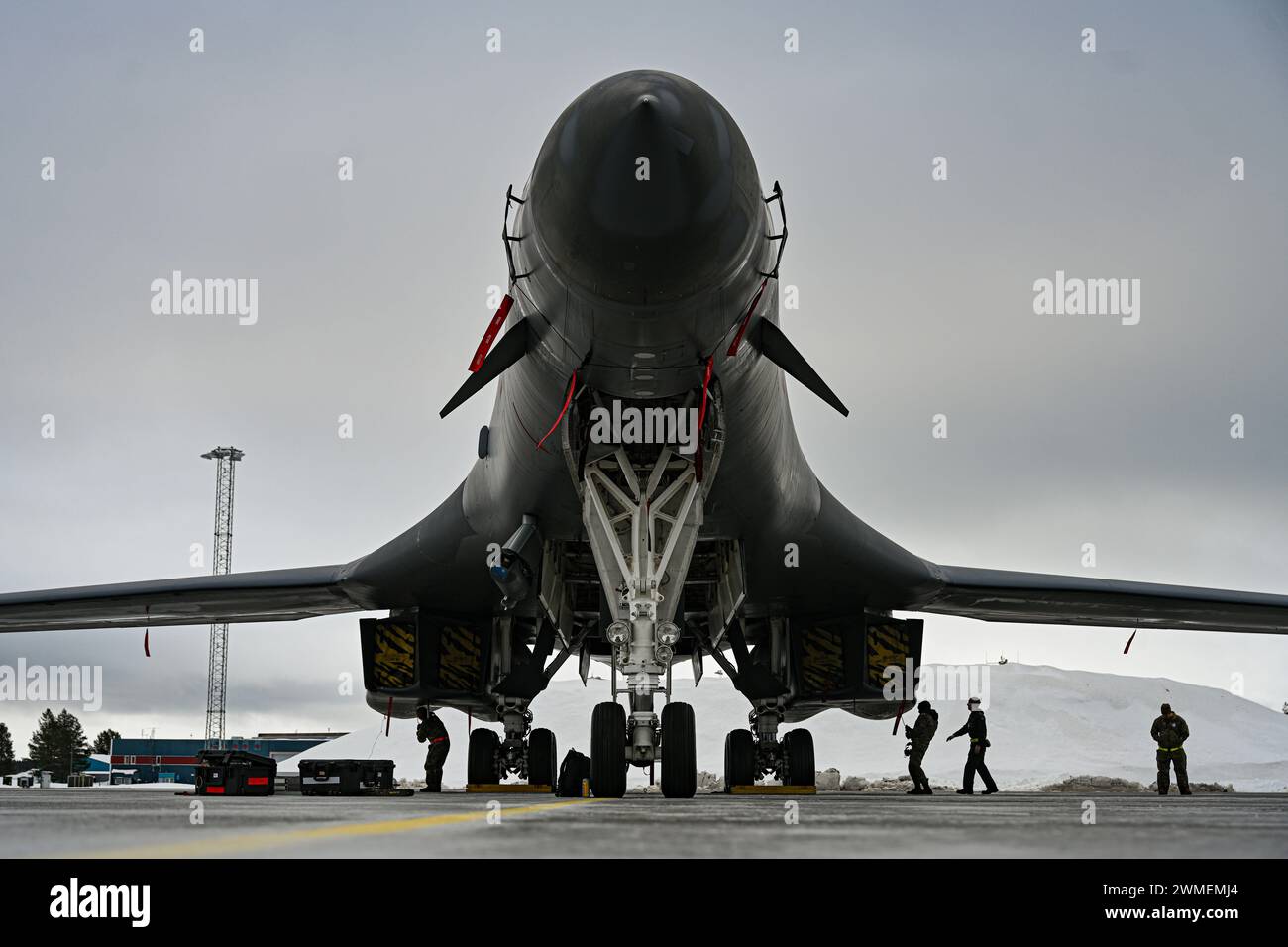 B-1 Maintenance Bomber Task Force 24-2 at Luleå-Kallax Air Base, Sweden ...