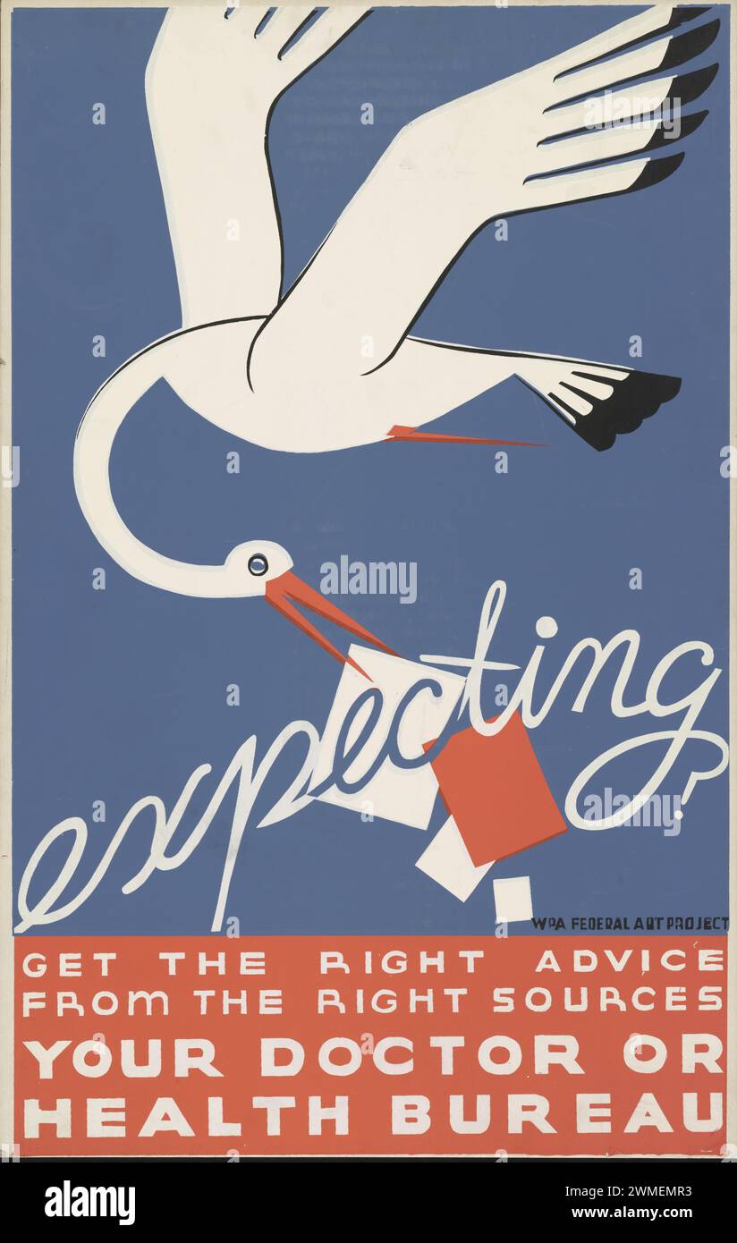 Vintage Health Poster. Expecting, Get advice for your Doctor or Health ...