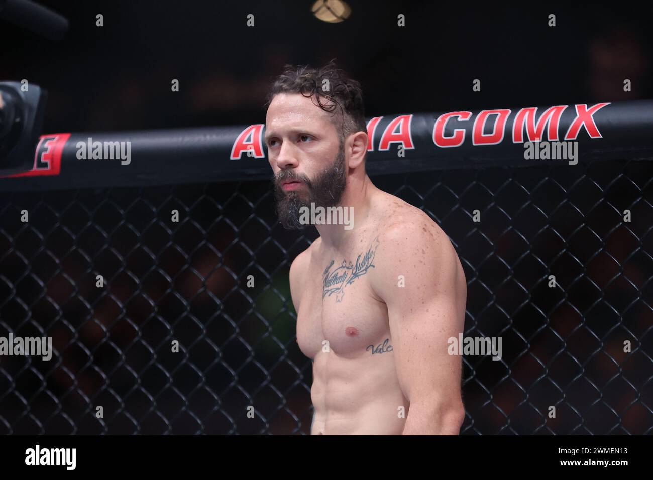 Mexico City, Mexico. 24th Feb, 2024. MEXICO CITY, MEX - February 24: Erik Silva and Muhammad ...