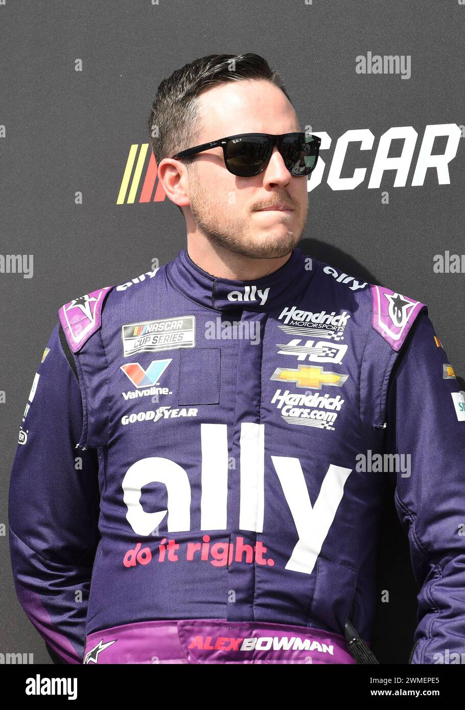 ATLANTA, GA - FEBRUARY 25: Alex Bowman (#48 Hendrick Motorsports Ally ...