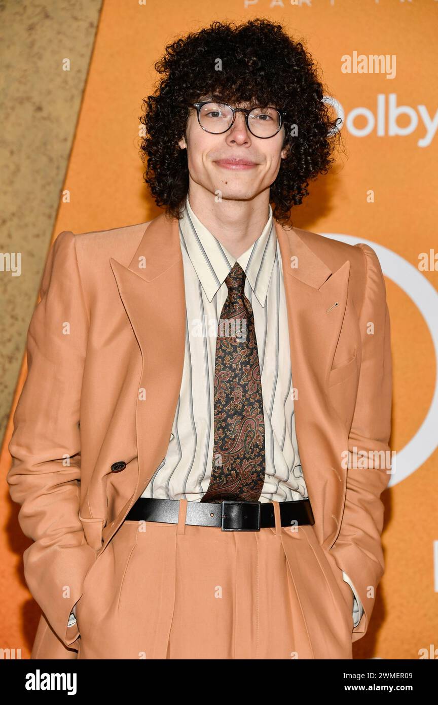 Reece Feldman attends the premiere of "Dune: Part Two" at Lincoln ...