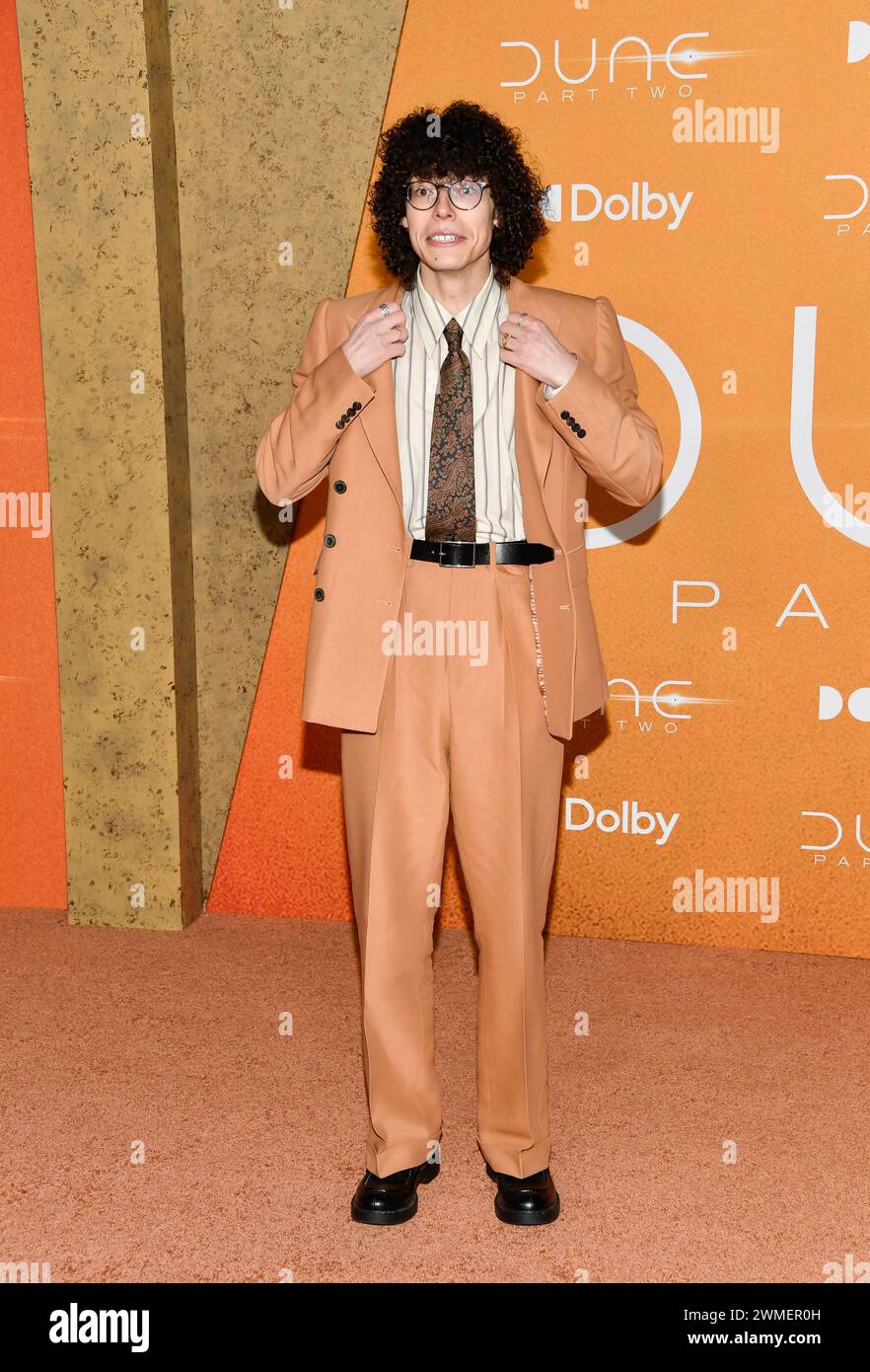 Reece Feldman attends the premiere of "Dune: Part Two" at Lincoln ...