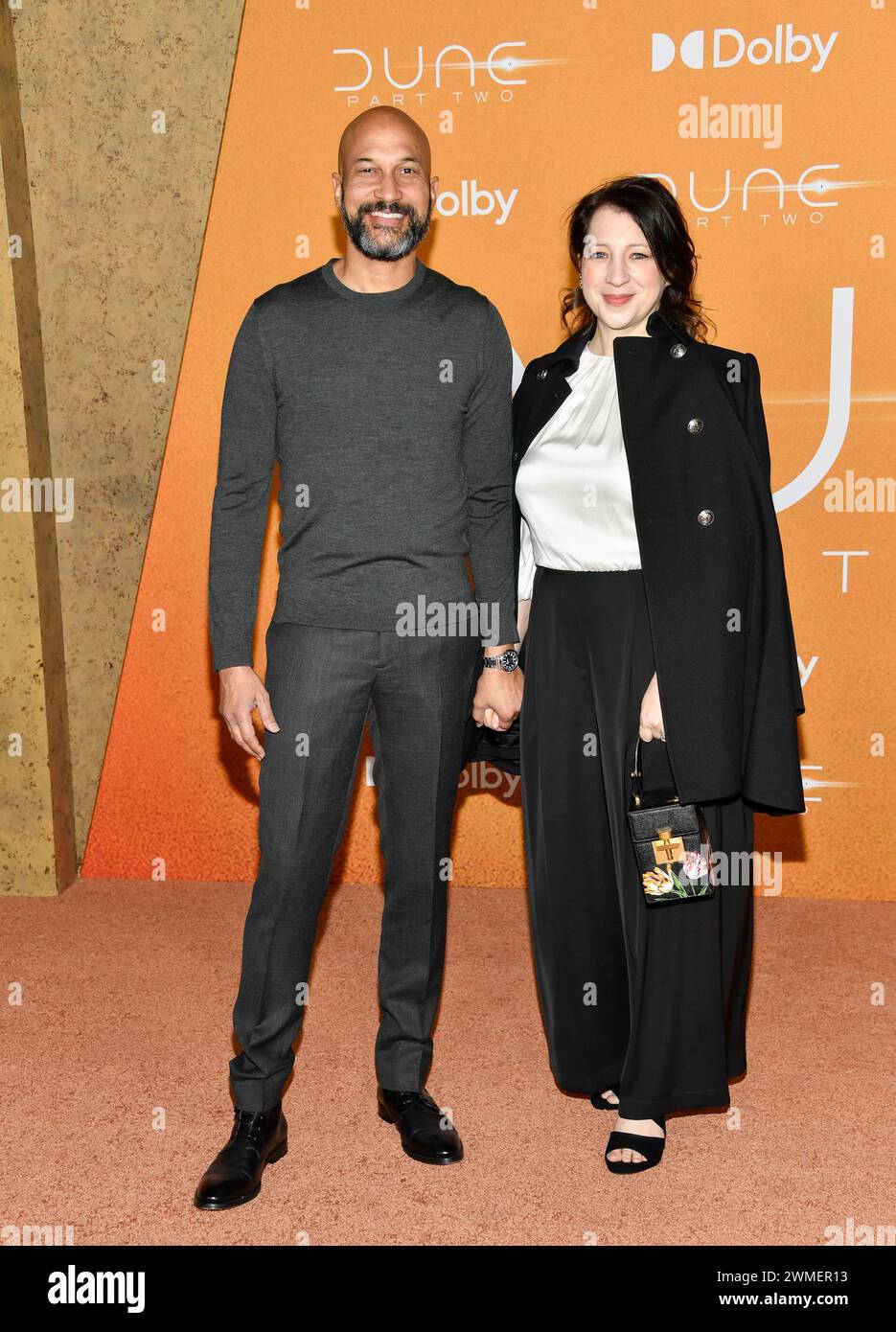 Keegan-Michael Key, left, and Elisa Key attend the premiere of "Dune ...