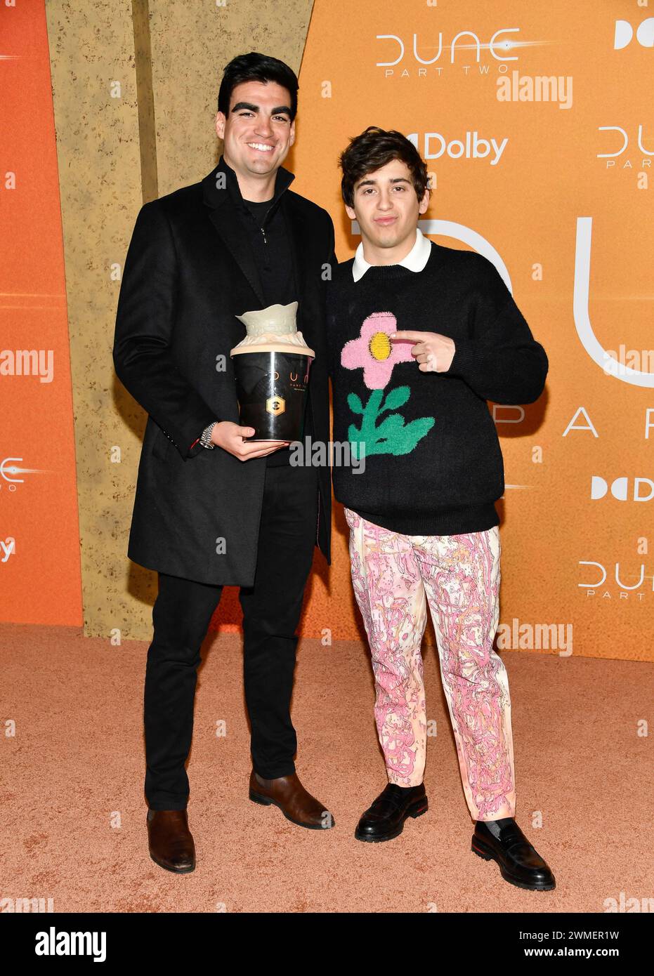 Marcello Hernandez attends the premiere of "Dune: Part Two" at Lincoln ...