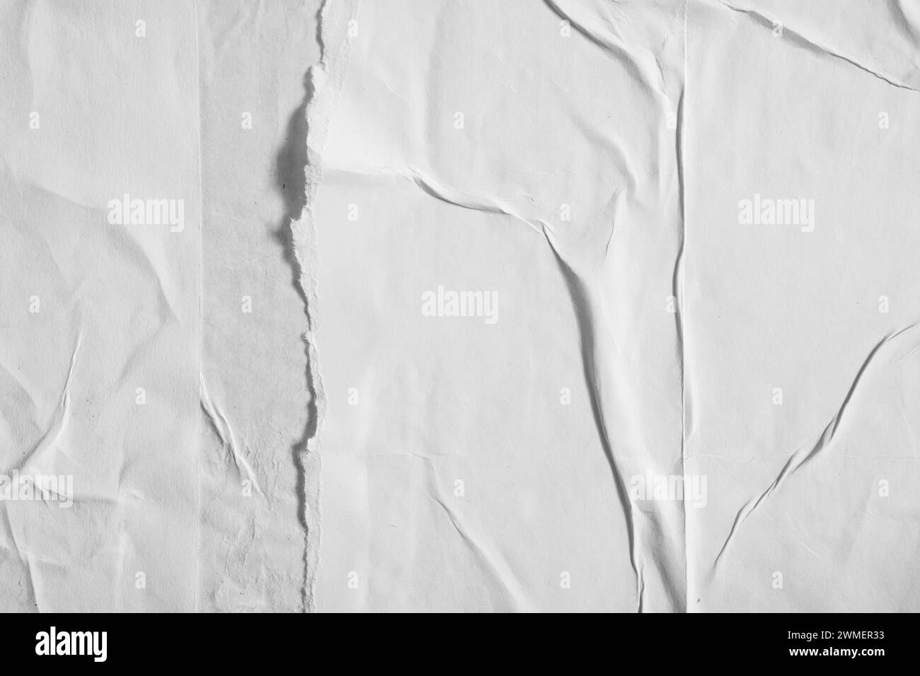 Grungy white paper texture background Stock Photo - Alamy