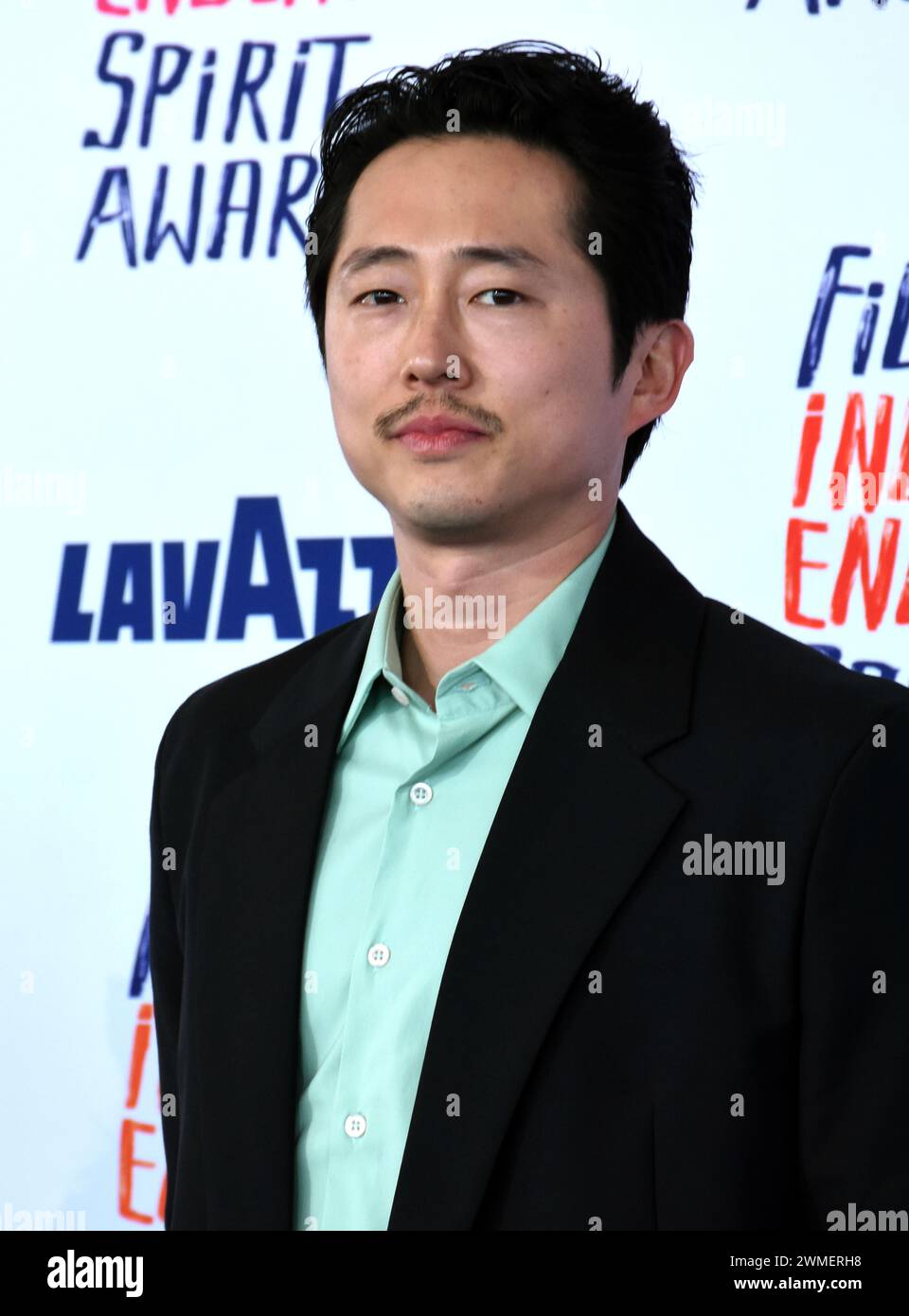 Santa Monica, California, USA 25th February 2024 Actor Steven Yeun ...