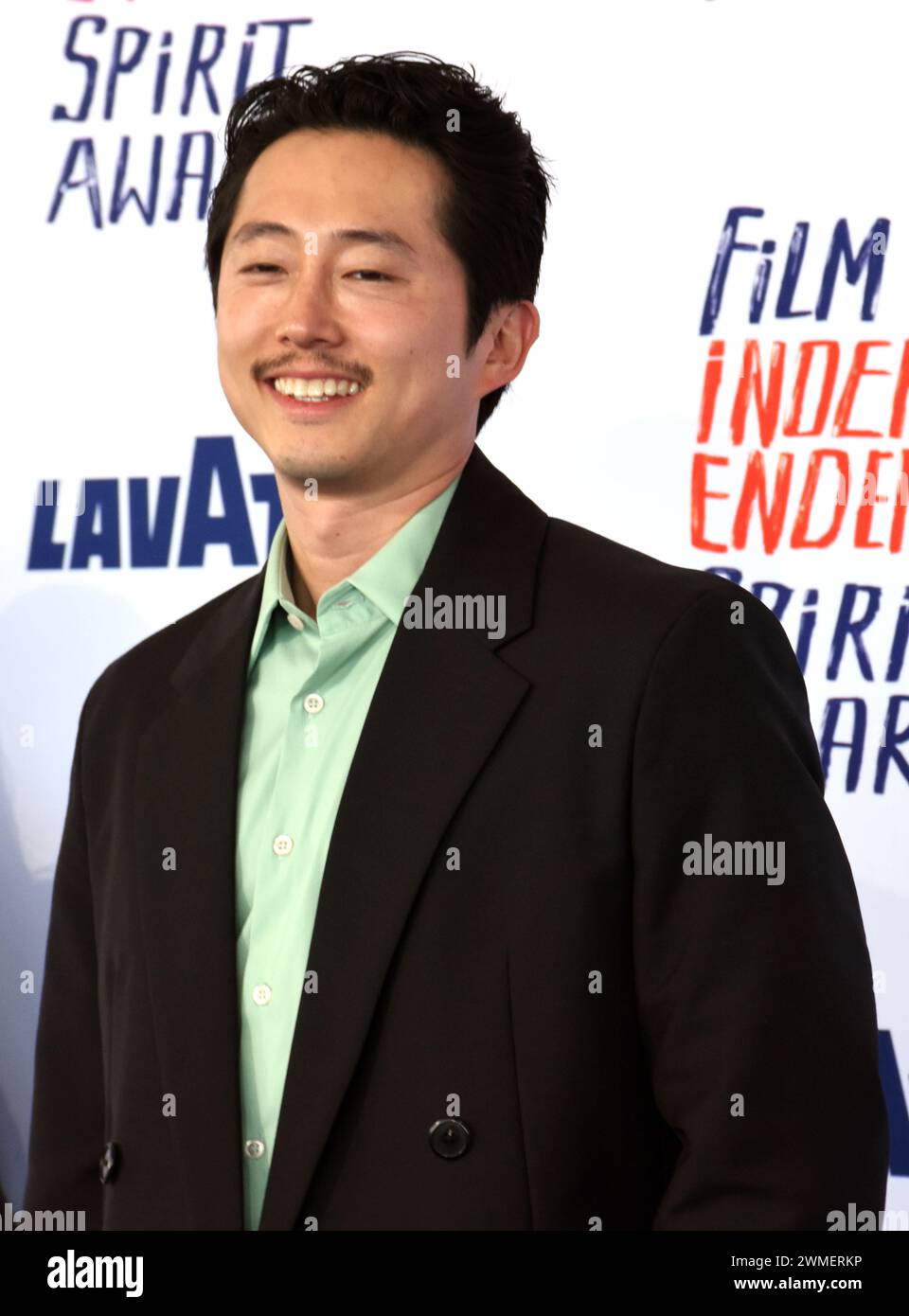 Santa Monica, California, USA 25th February 2024 Actor Steven Yeun ...