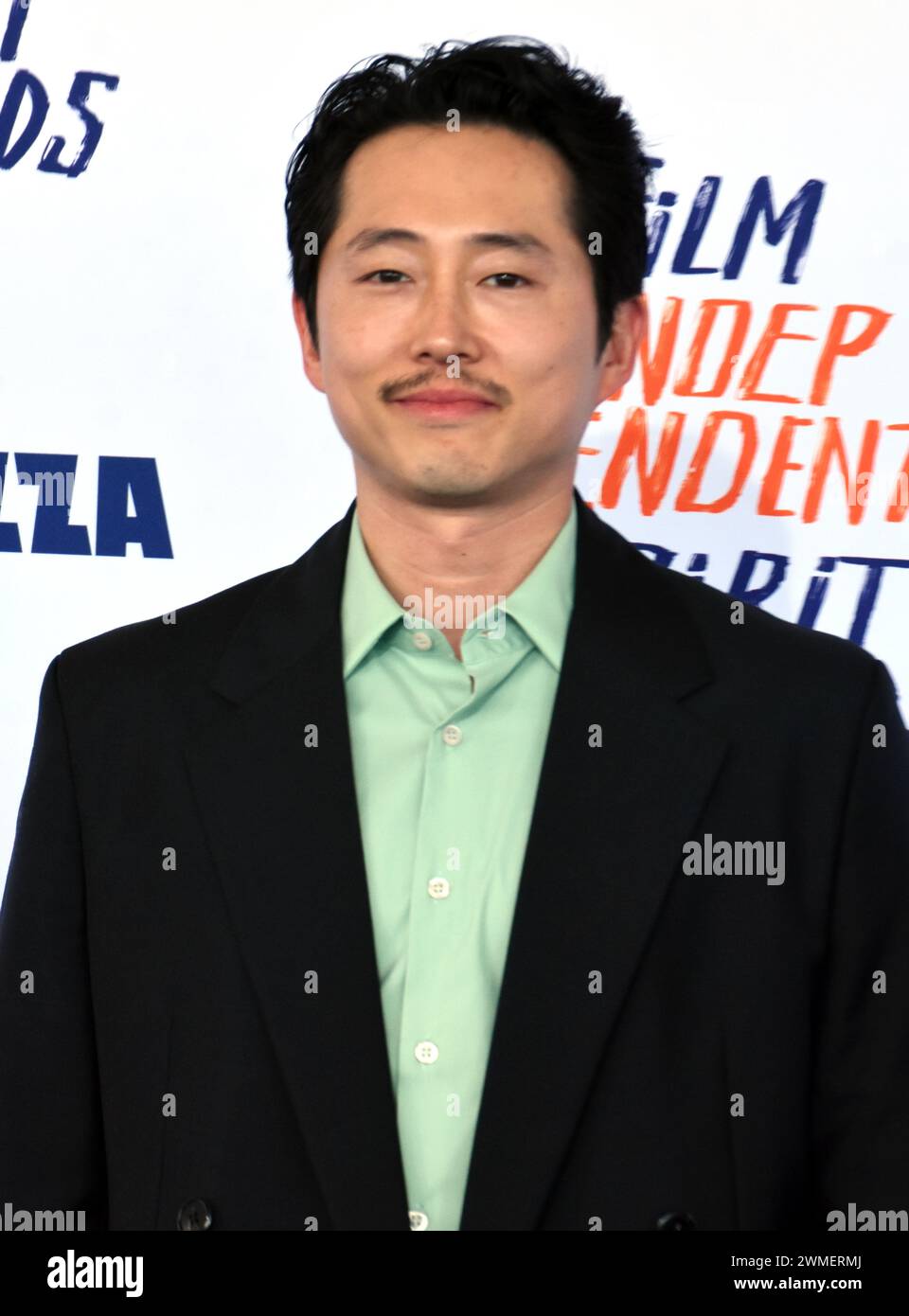 Santa Monica, California, USA 25th February 2024 Actor Steven Yeun ...