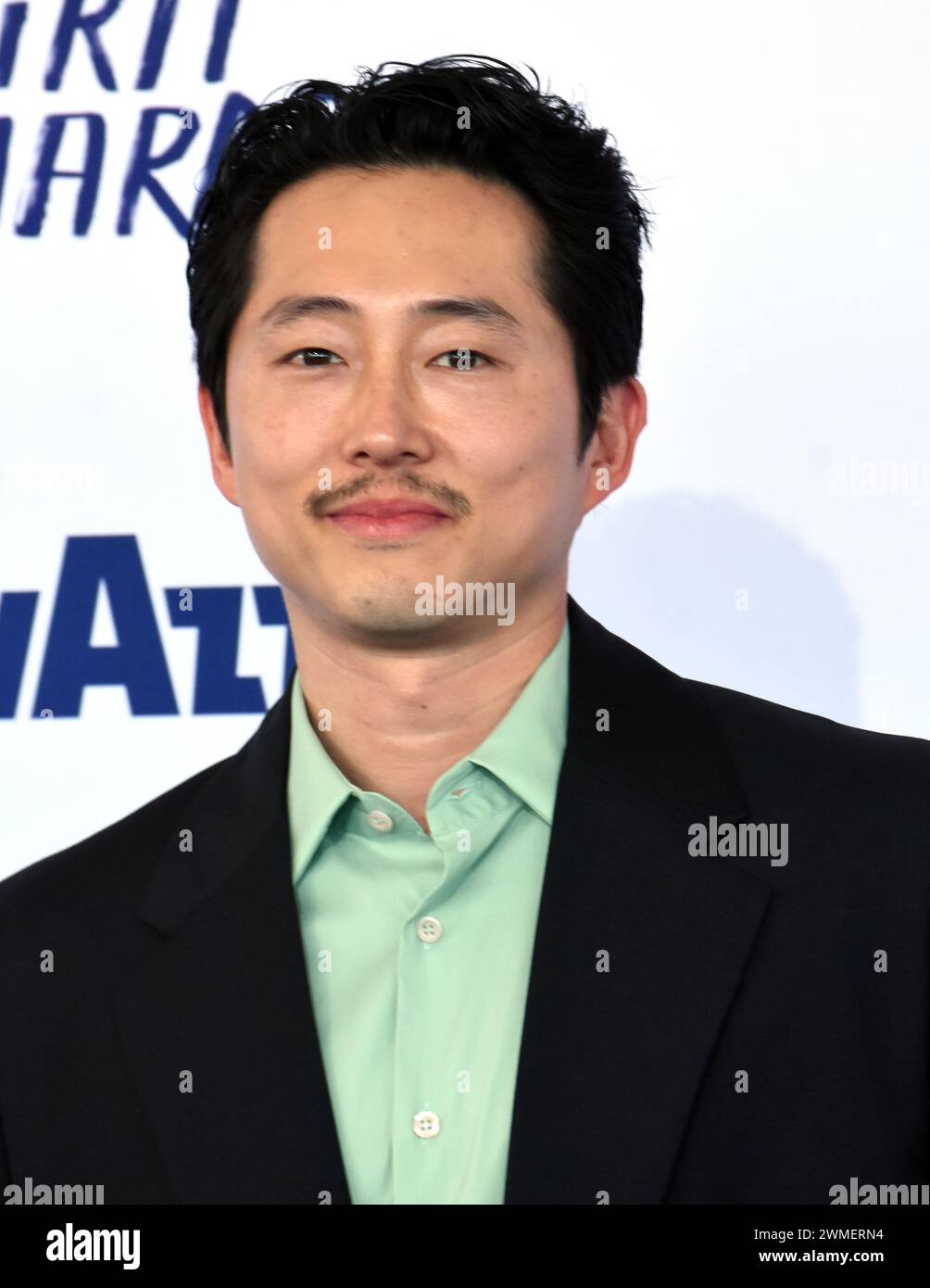Santa Monica, California, USA 25th February 2024 Actor Steven Yeun ...