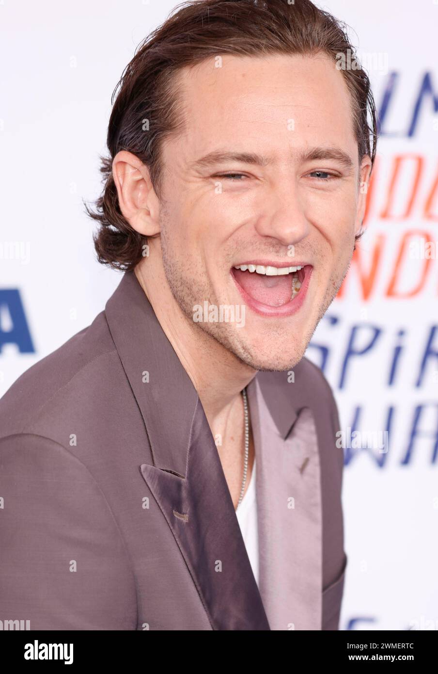Lewis Pullman attends the Film Independent Spirit Awards in Santa ...