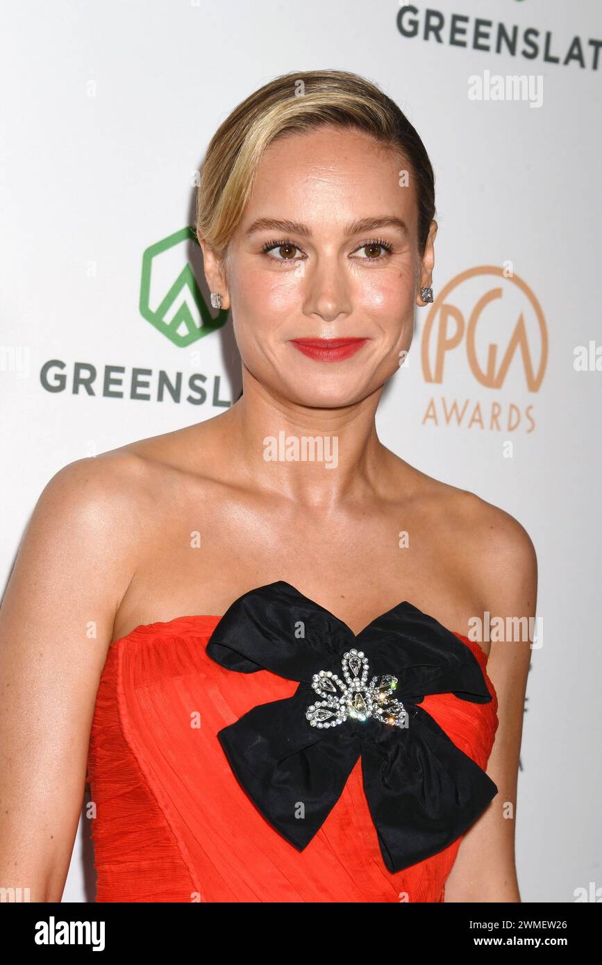 Hollywood, Ca. 25th Feb, 2024. Brie Larson at the 35th Annual Producers ...