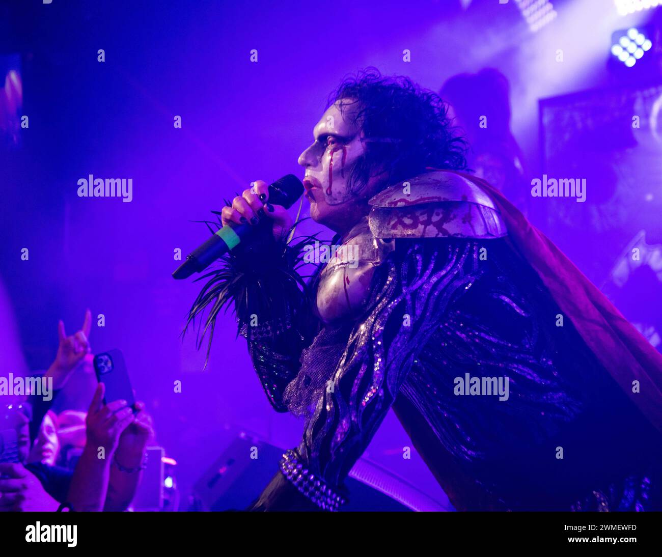 February 23, 2024, Los Angeles, California, USA: LIZZY BORDEN of Lizzy ...