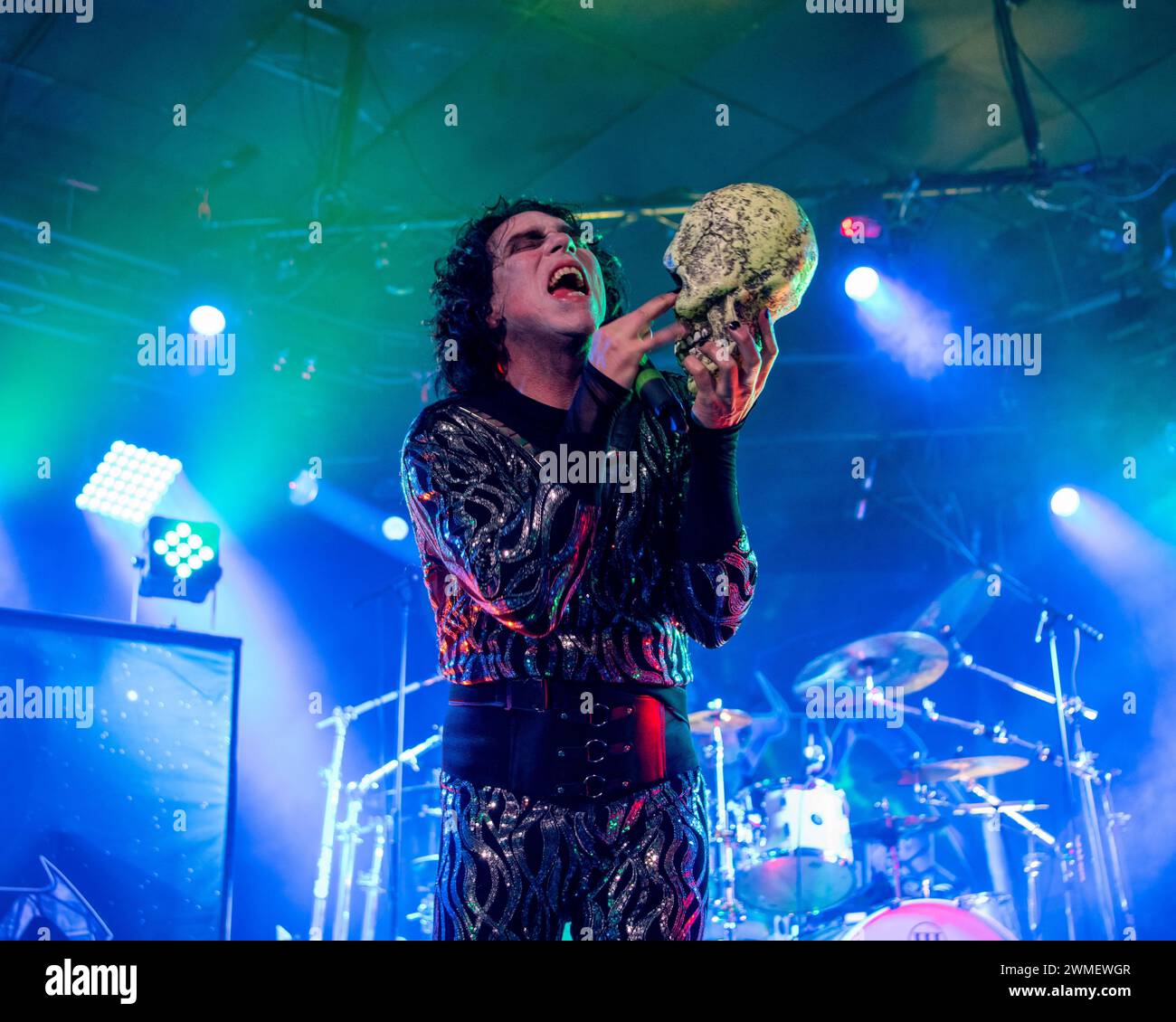 February 23, 2024, Los Angeles, California, USA: LIZZY BORDEN of Lizzy ...