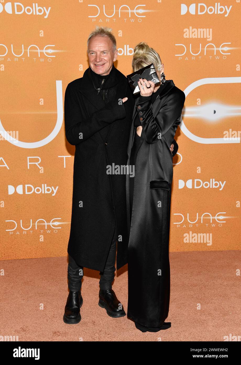 Sting, left, and daughter Mickey Sumner attend the premiere of "Dune ...