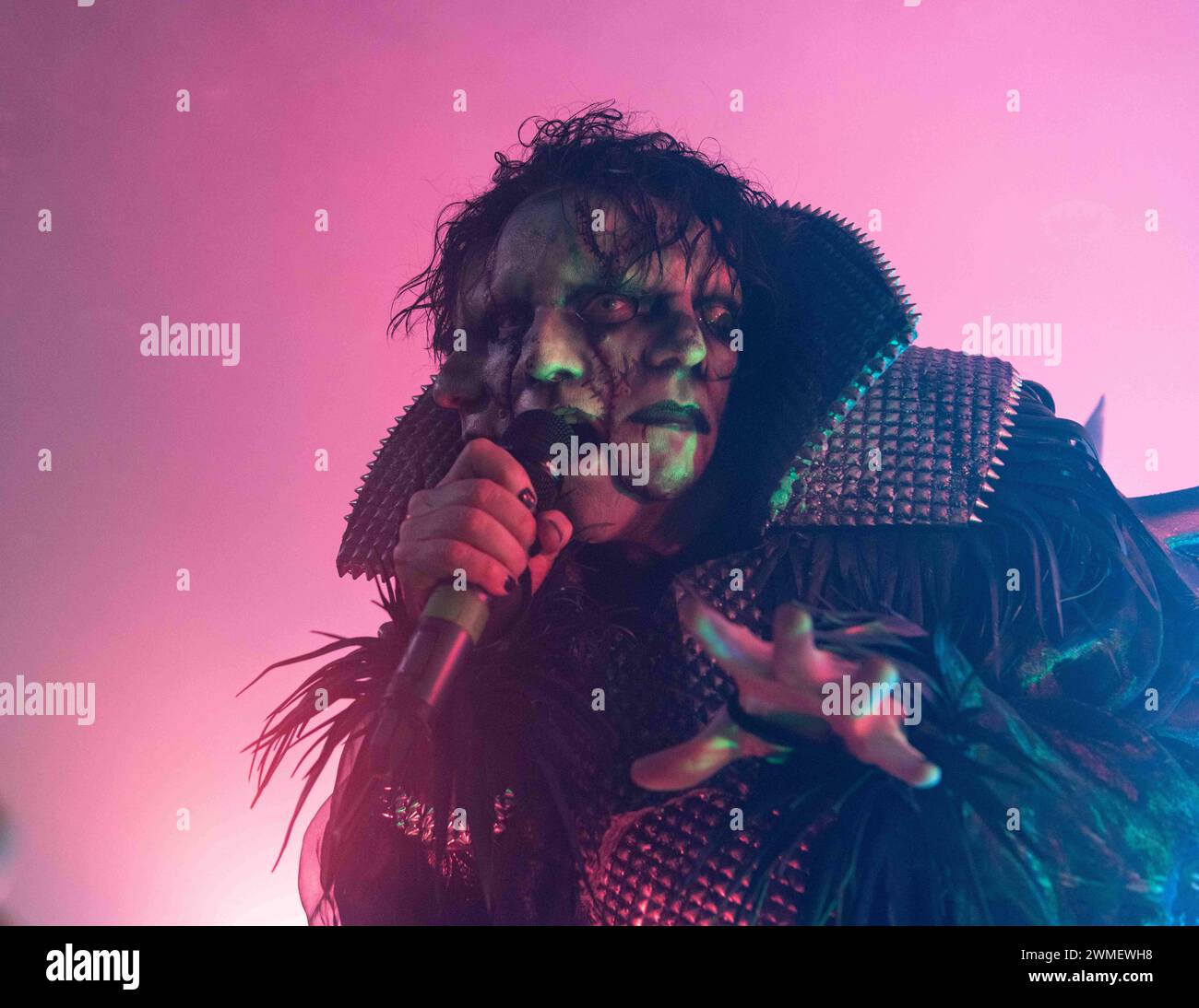 February 23, 2024, Los Angeles, California, USA: LIZZY BORDEN of Lizzy ...