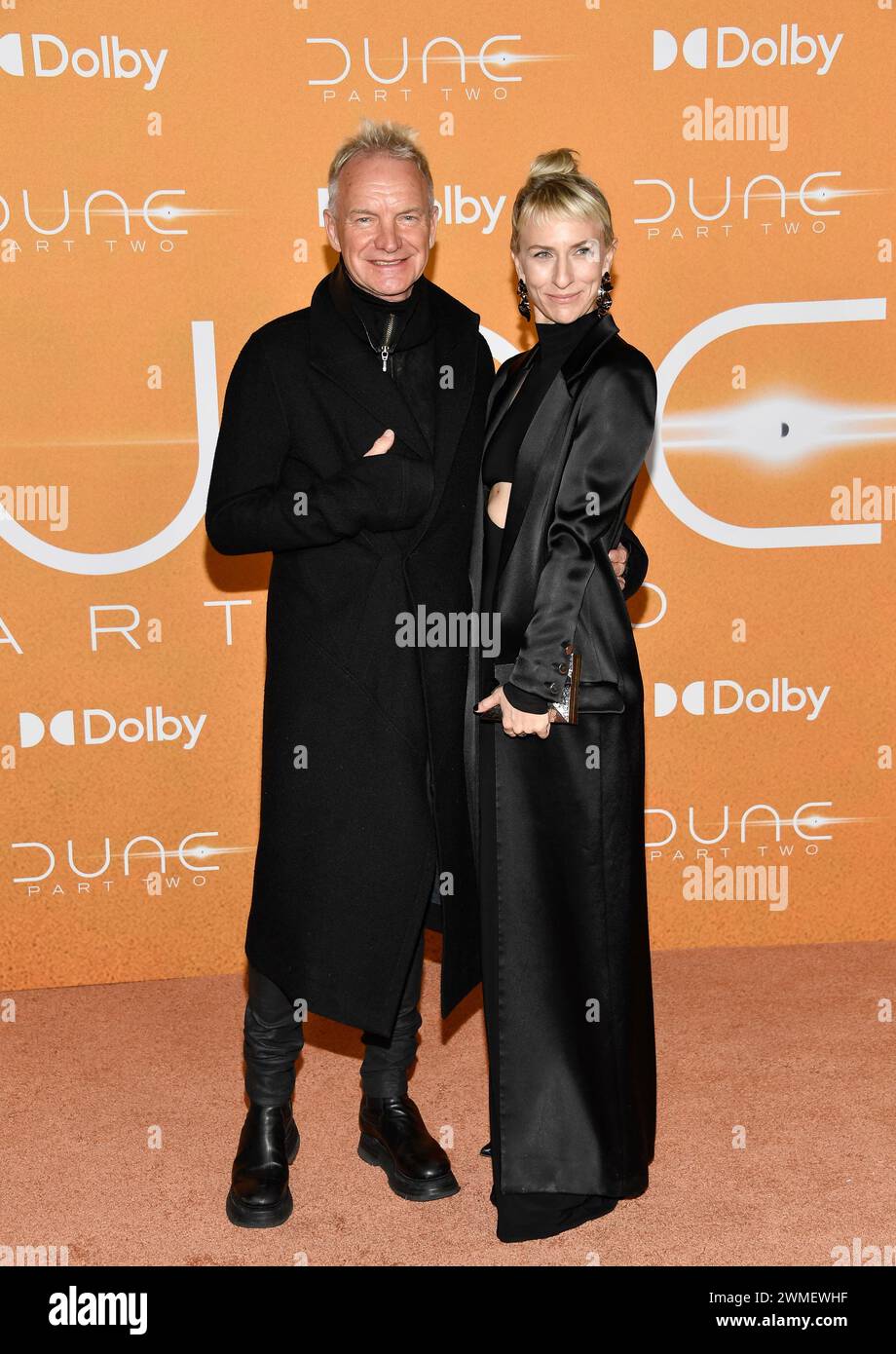 Sting, left, and daughter Mickey Sumner attend the premiere of "Dune ...