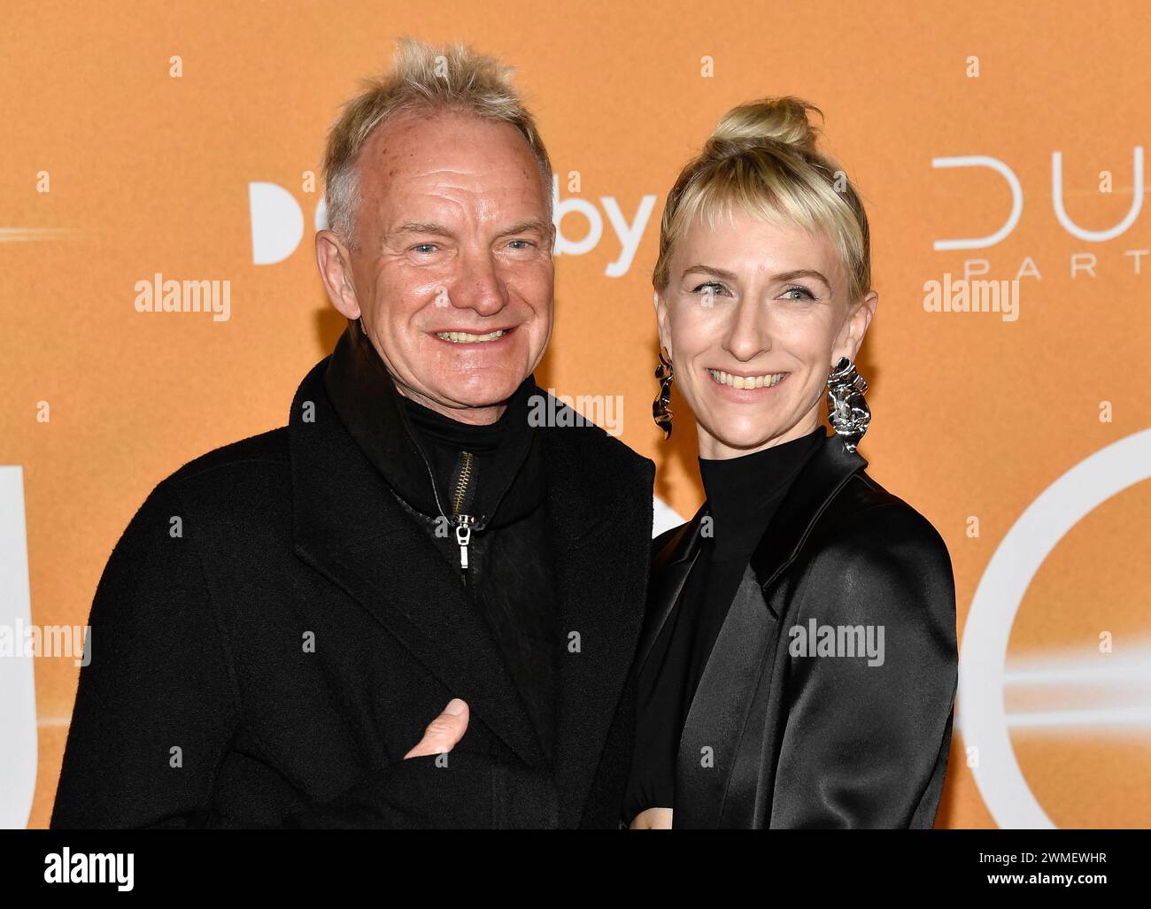 Sting, left, and daughter Mickey Sumner attend the premiere of "Dune ...