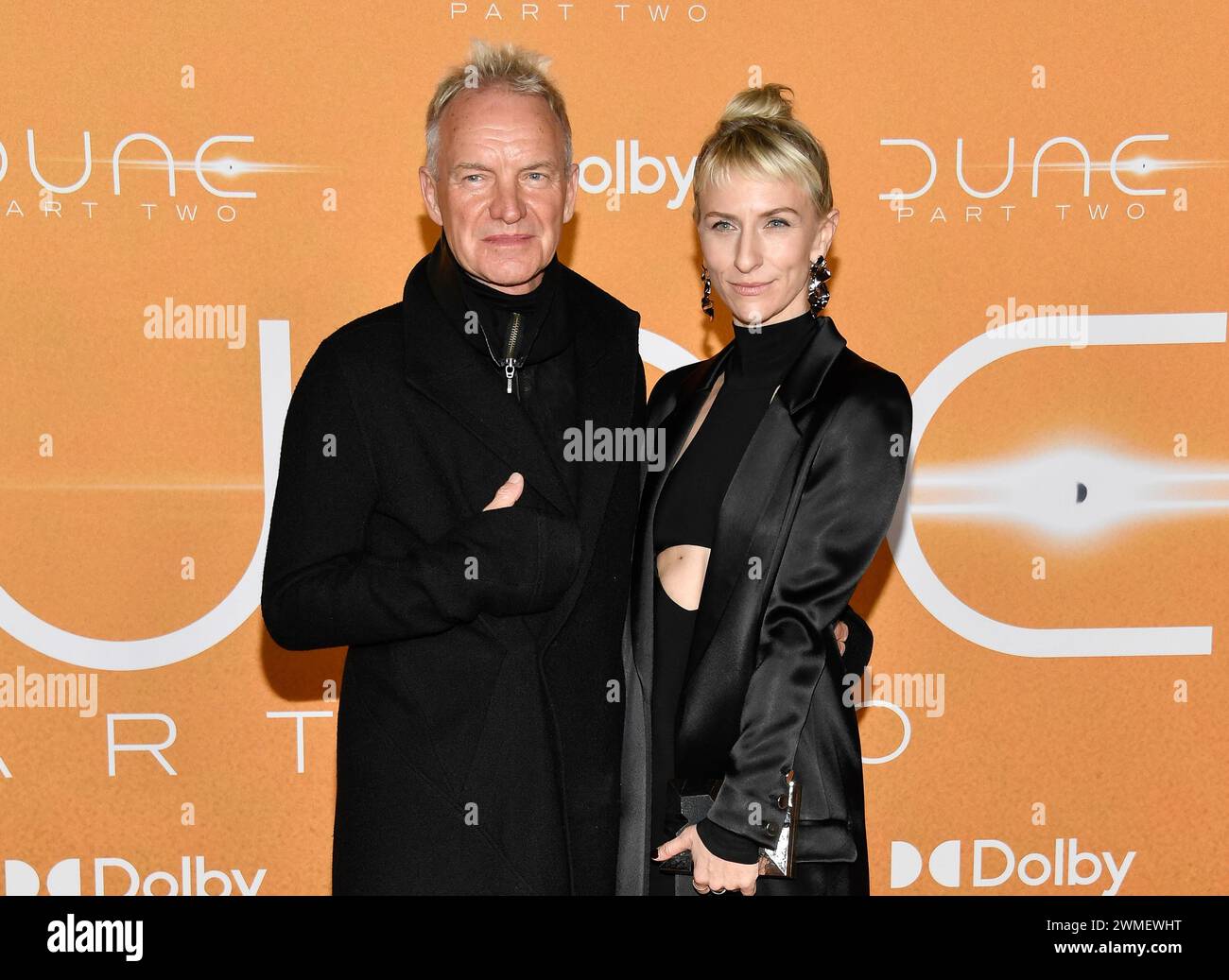 Sting, left, and daughter Mickey Sumner attend the premiere of "Dune ...