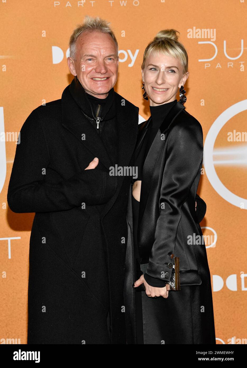 Sting, left, and daughter Mickey Sumner attend the premiere of "Dune ...