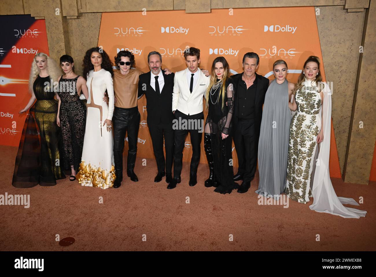 Anya Taylor-Joy, Souheila Yacoub, Zendaya, Timothee Chalamet, Denis Villeneuve, Austin Butler ...