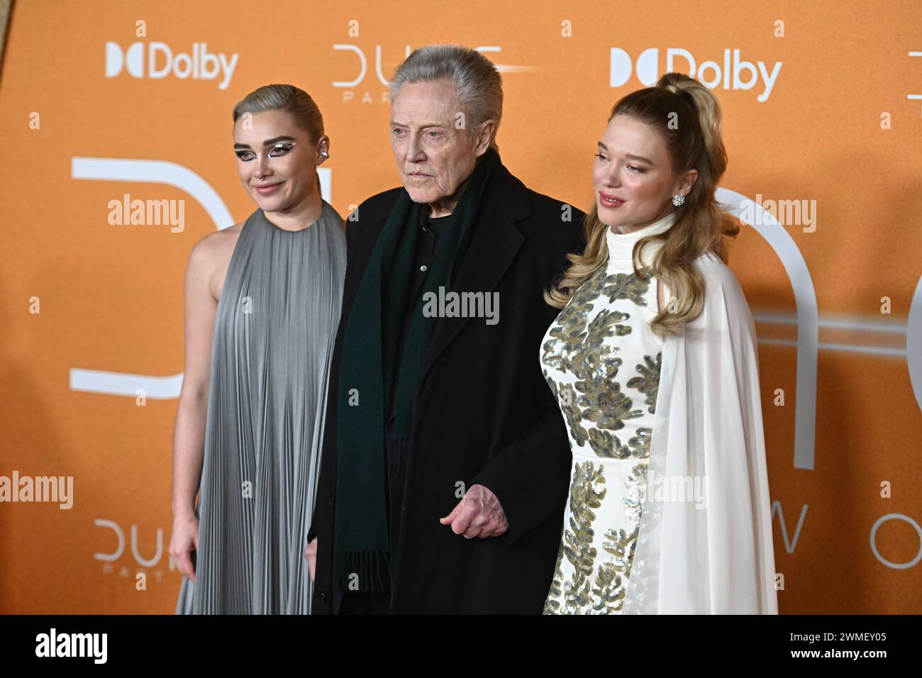 Florence pugh and lea seydoux at dune hi-res stock photography and ...