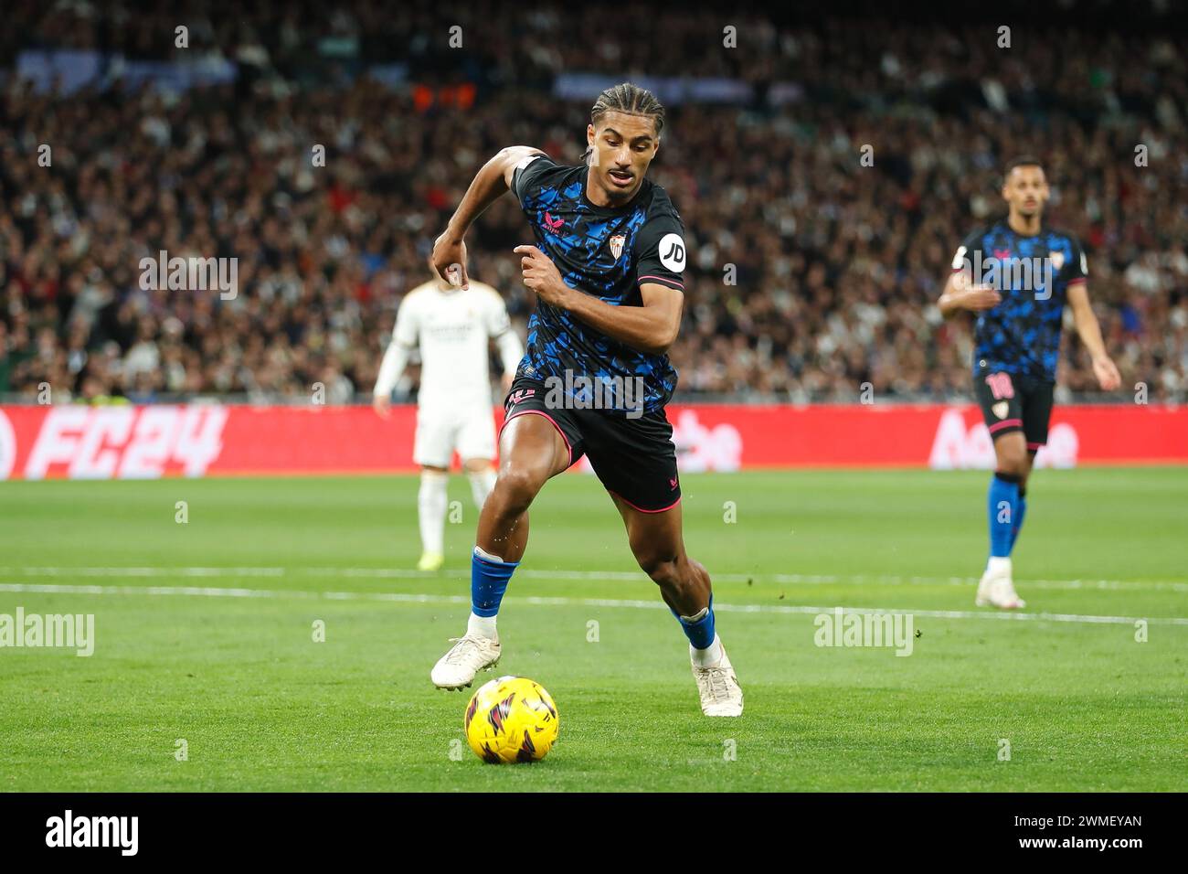 Madrid, Spain. 25th Feb, 2024. Loic Bade (Sevilla) Football/Soccer ...