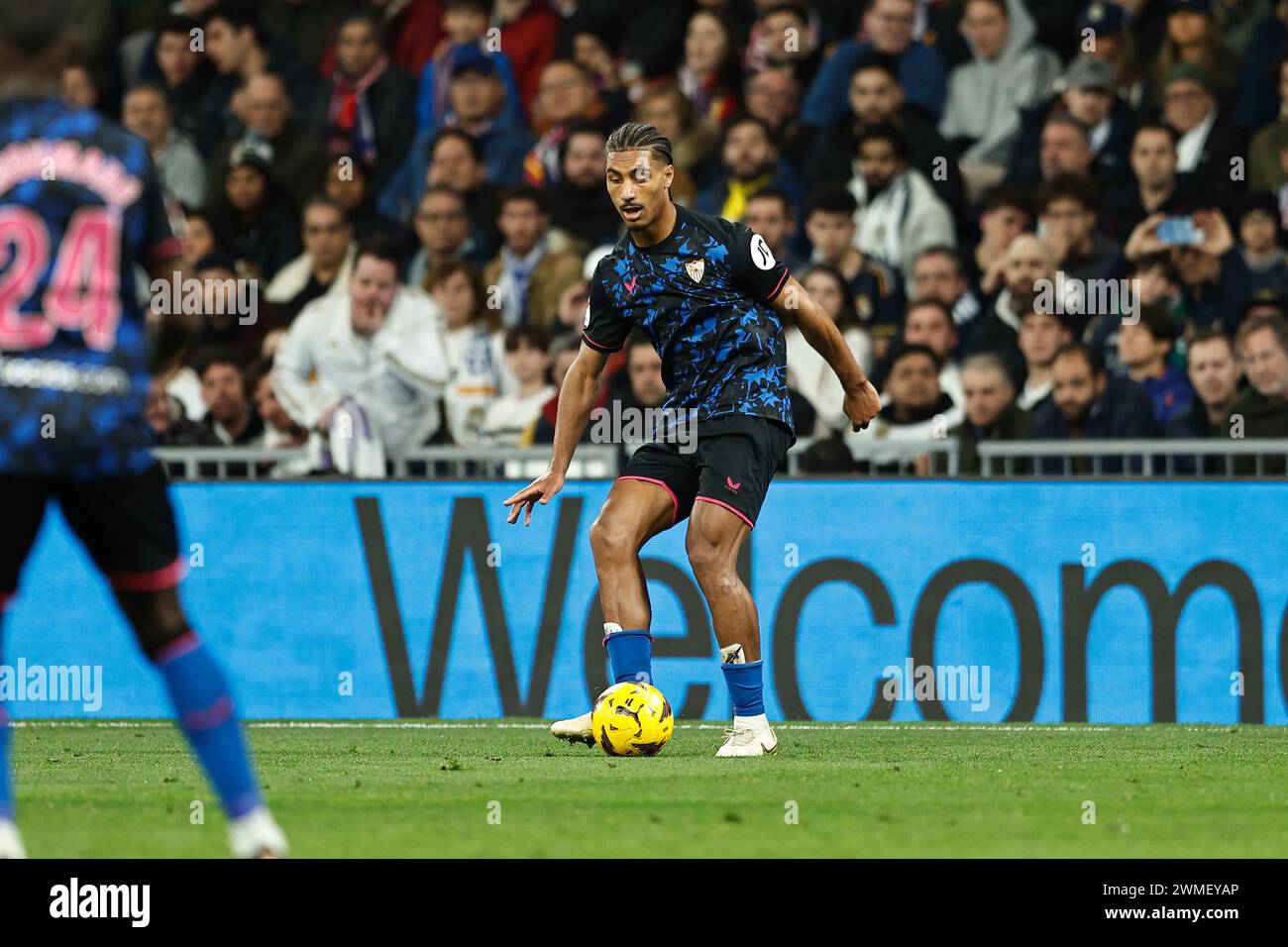 Madrid, Spain. 25th Feb, 2024. Loic Bade (Sevilla) Football/Soccer ...