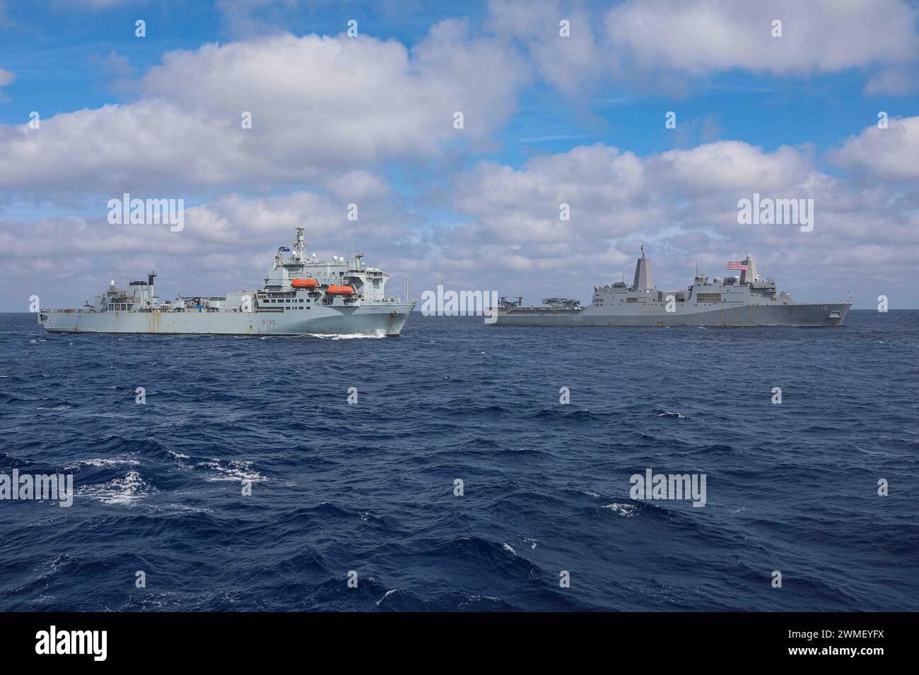 240225-N-ED646-1397 MEDITERRANEAN SEA (Feb. 25, 2024) The San Antonio ...