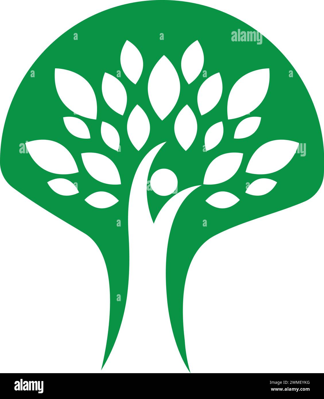 people tree icon vector illustration concept design template web Stock ...