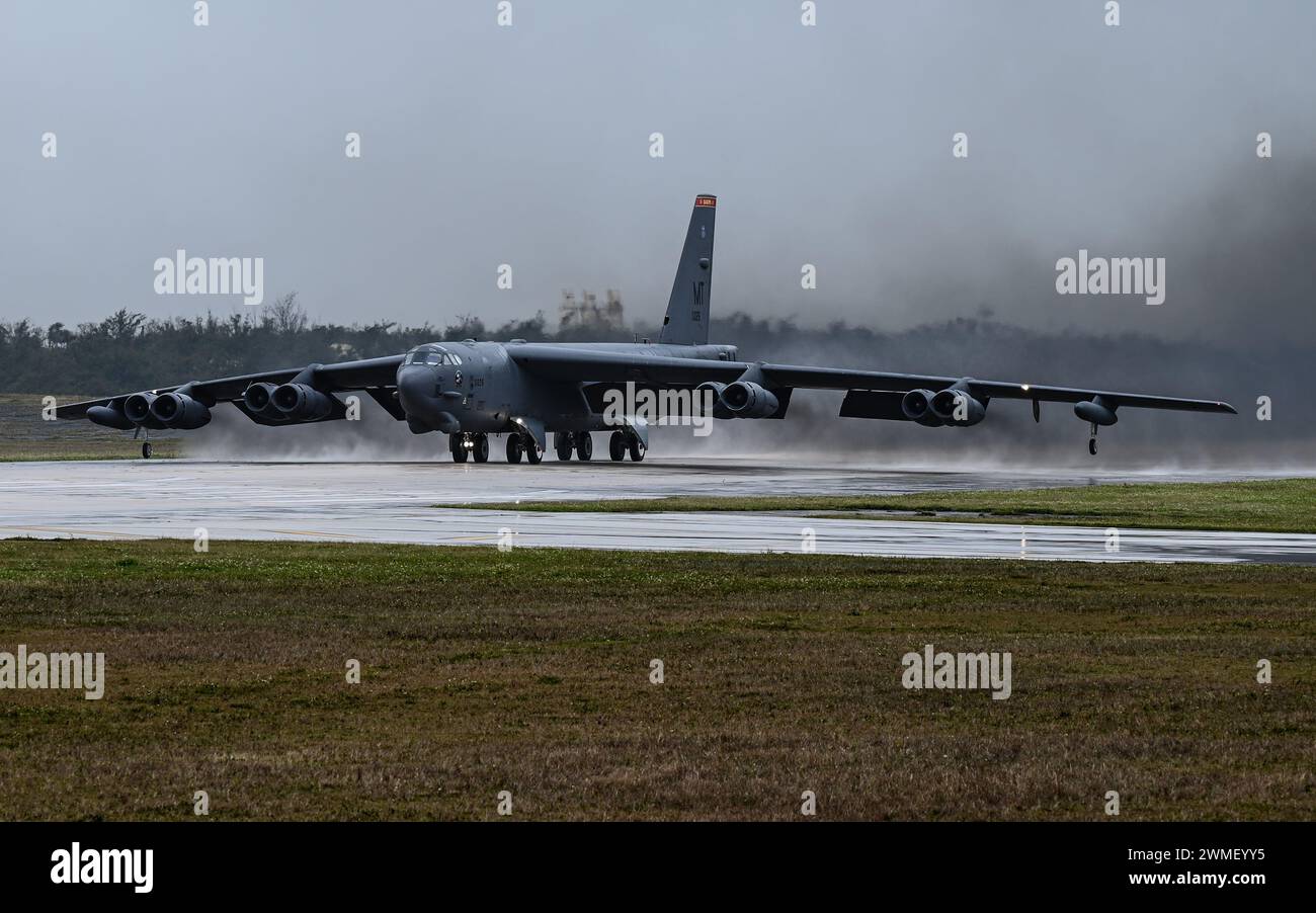 A U.S. Air Force B-52H Stratofortress bomber assigned to the 23rd ...
