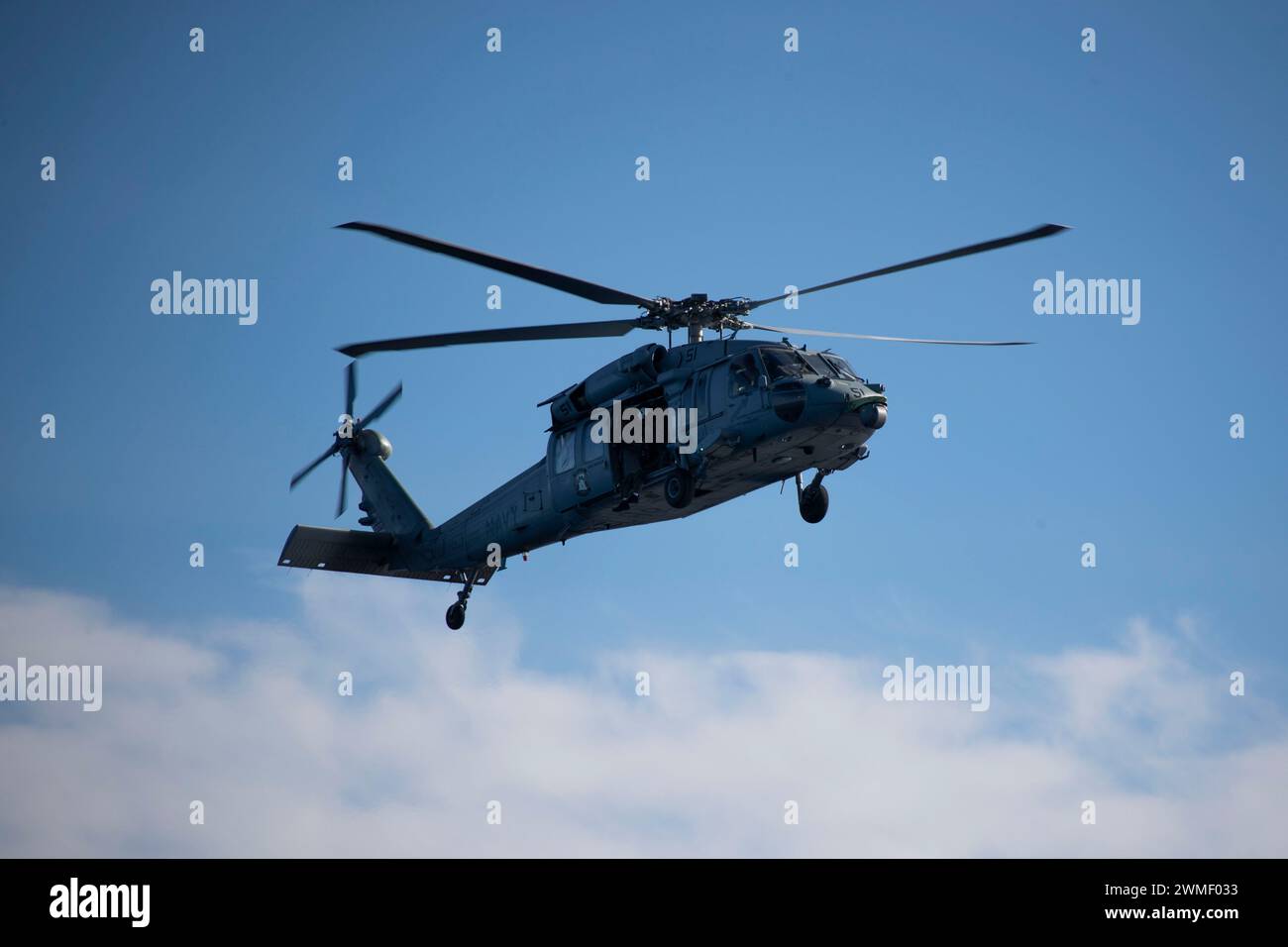 An MH-60S Seahawk from Helicopter Sea Combat Squadron 23 “Wildcards ...