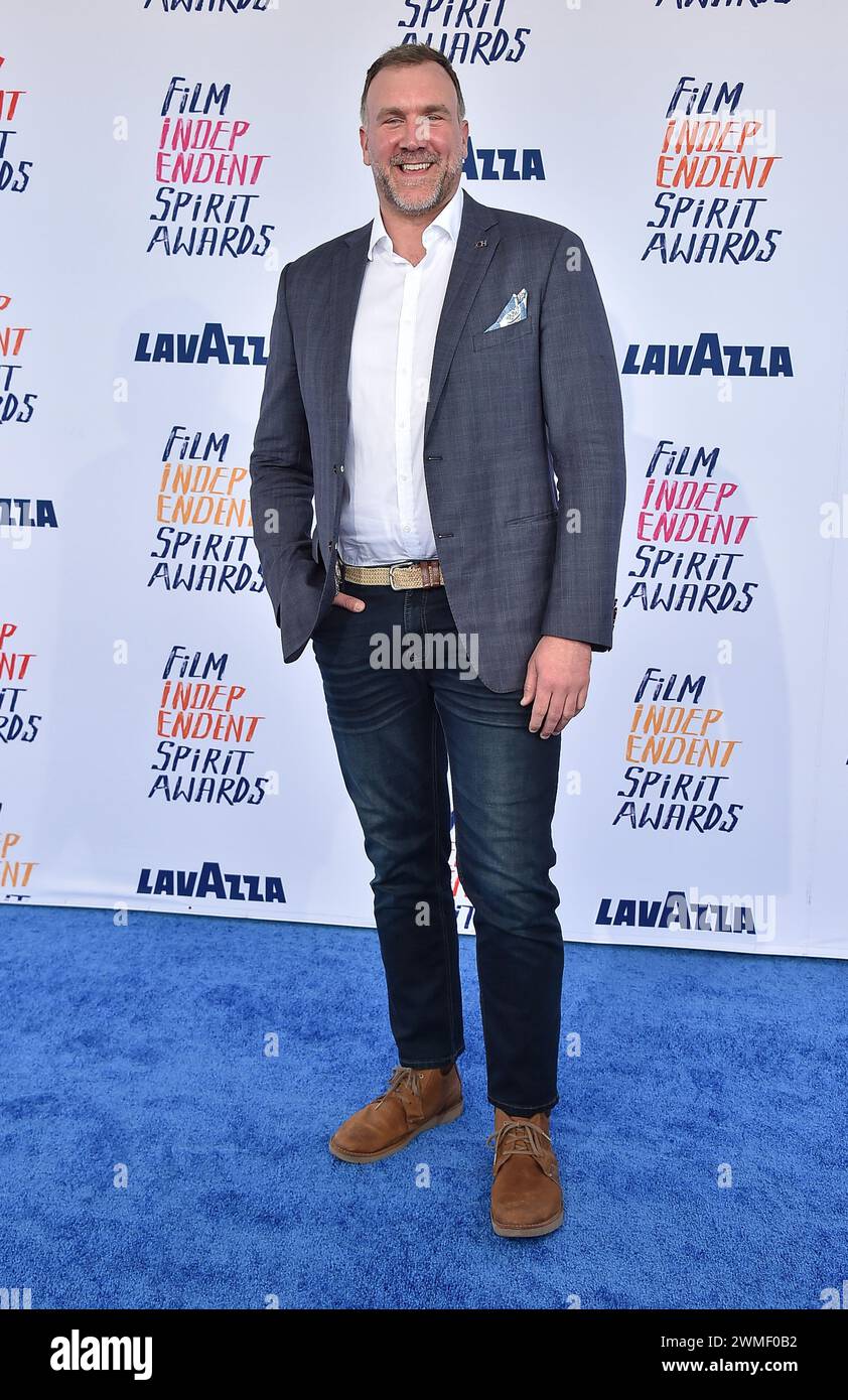 Santa Monica, USA. 25th Feb, 2024. Ross Kimball arriving to the 2024 ...