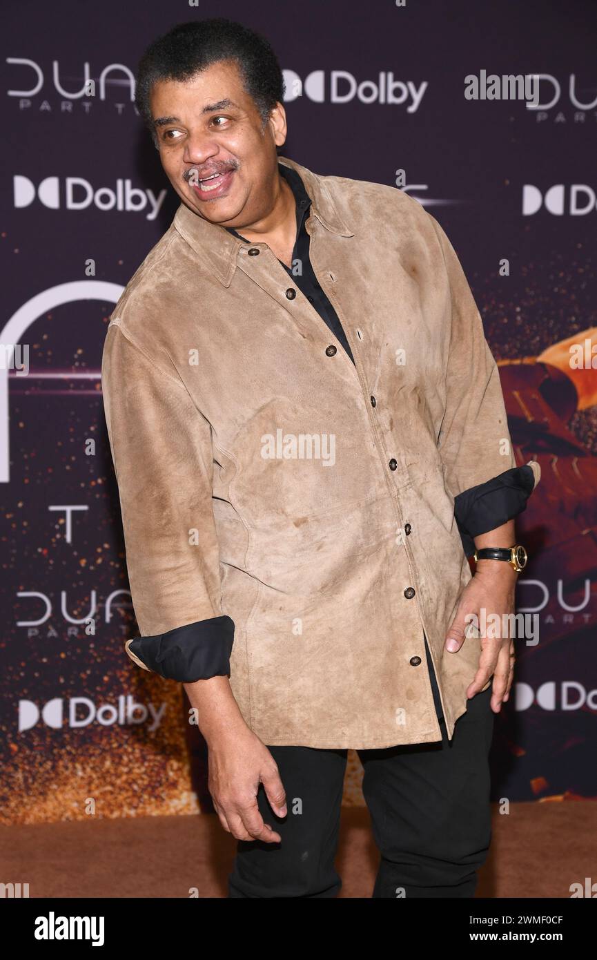 New York, USA. 25th Feb, 2024. Neil deGrasse Tyson attends the New York ...