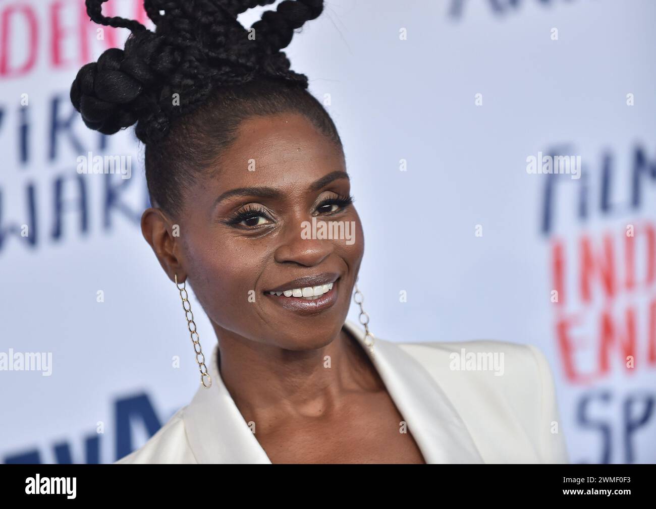 Adina Porter arriving to the 2024 Film Independent Spirit Awards at the ...