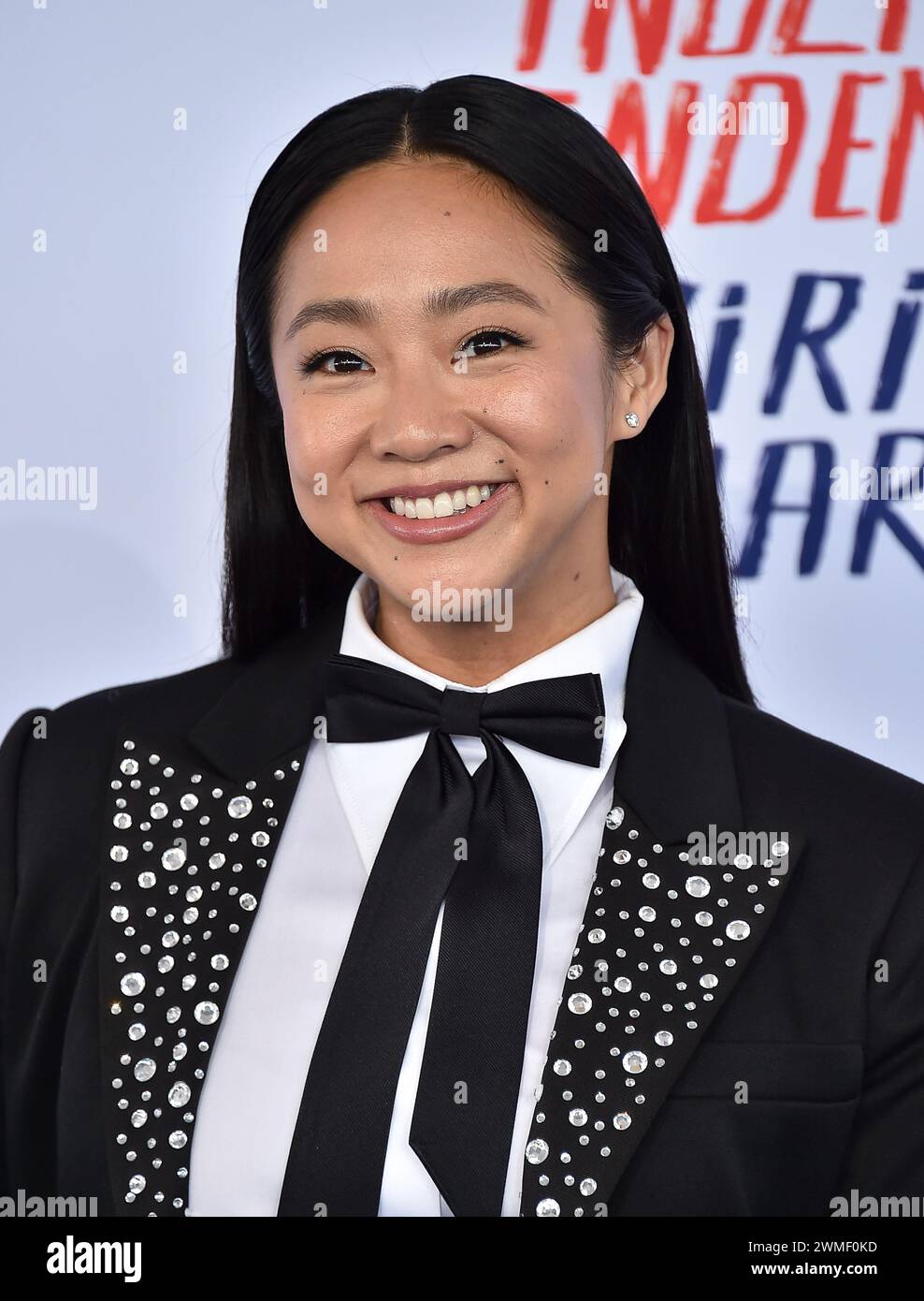 Santa Monica, USA. 25th Feb, 2024. Stephanie Hsu arriving to the 2024 ...