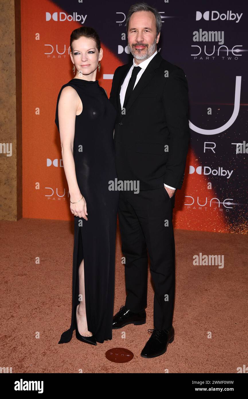 New York, USA. 25th Feb, 2024. (L-R) Tanya Lapointe and director Denis ...