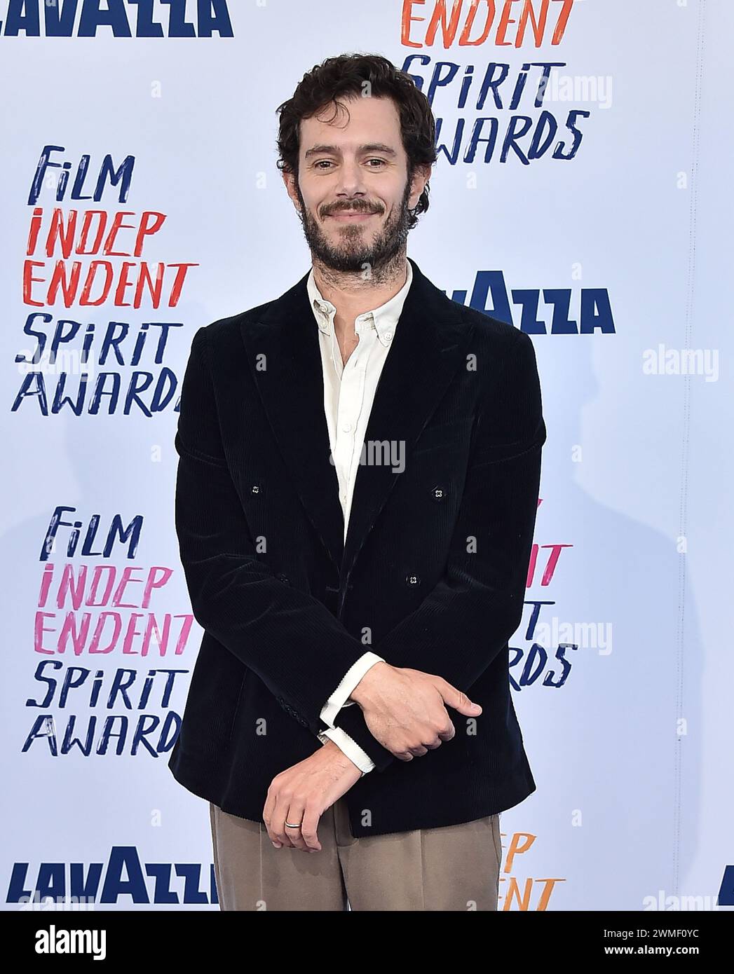 Santa Monica, USA. 25th Feb, 2024. Adam Brody arriving to the 2024 Film ...