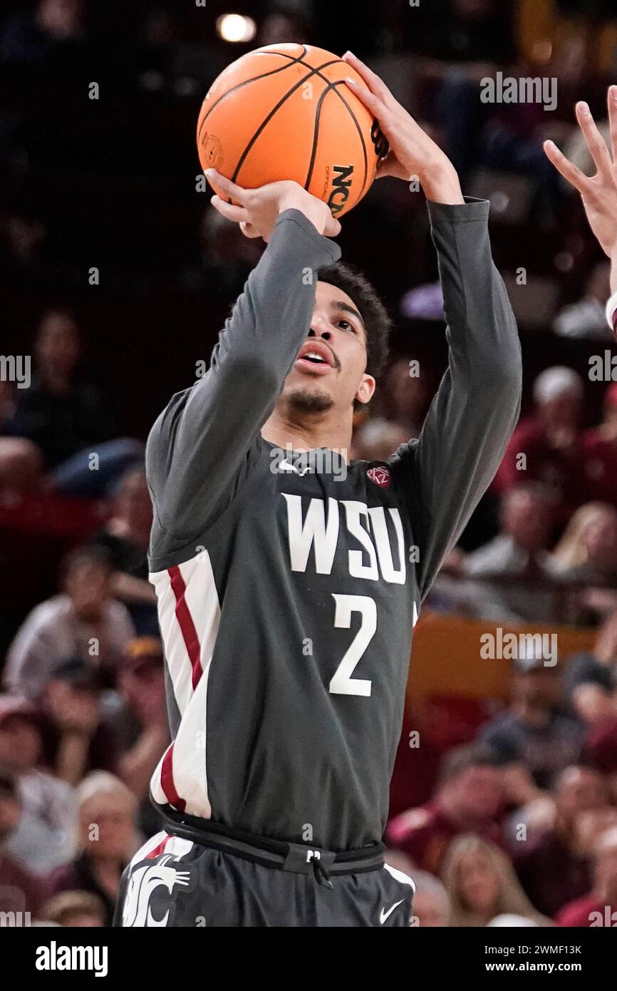 Washington State guard Myles Rice (2) during of an NCAA college ...