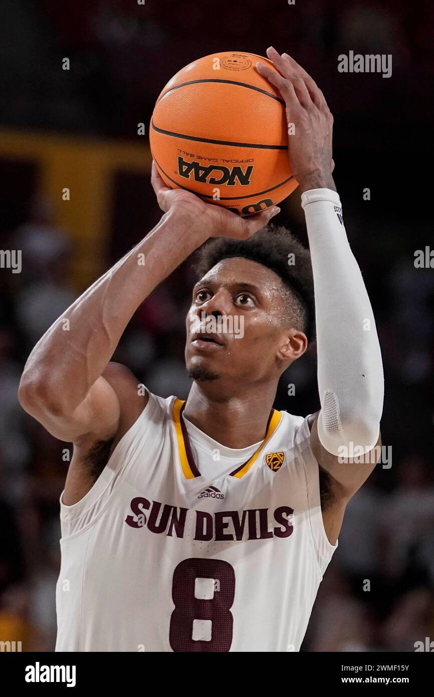 Arizona State forward Alonzo Gaffney (8) during of an NCAA college ...