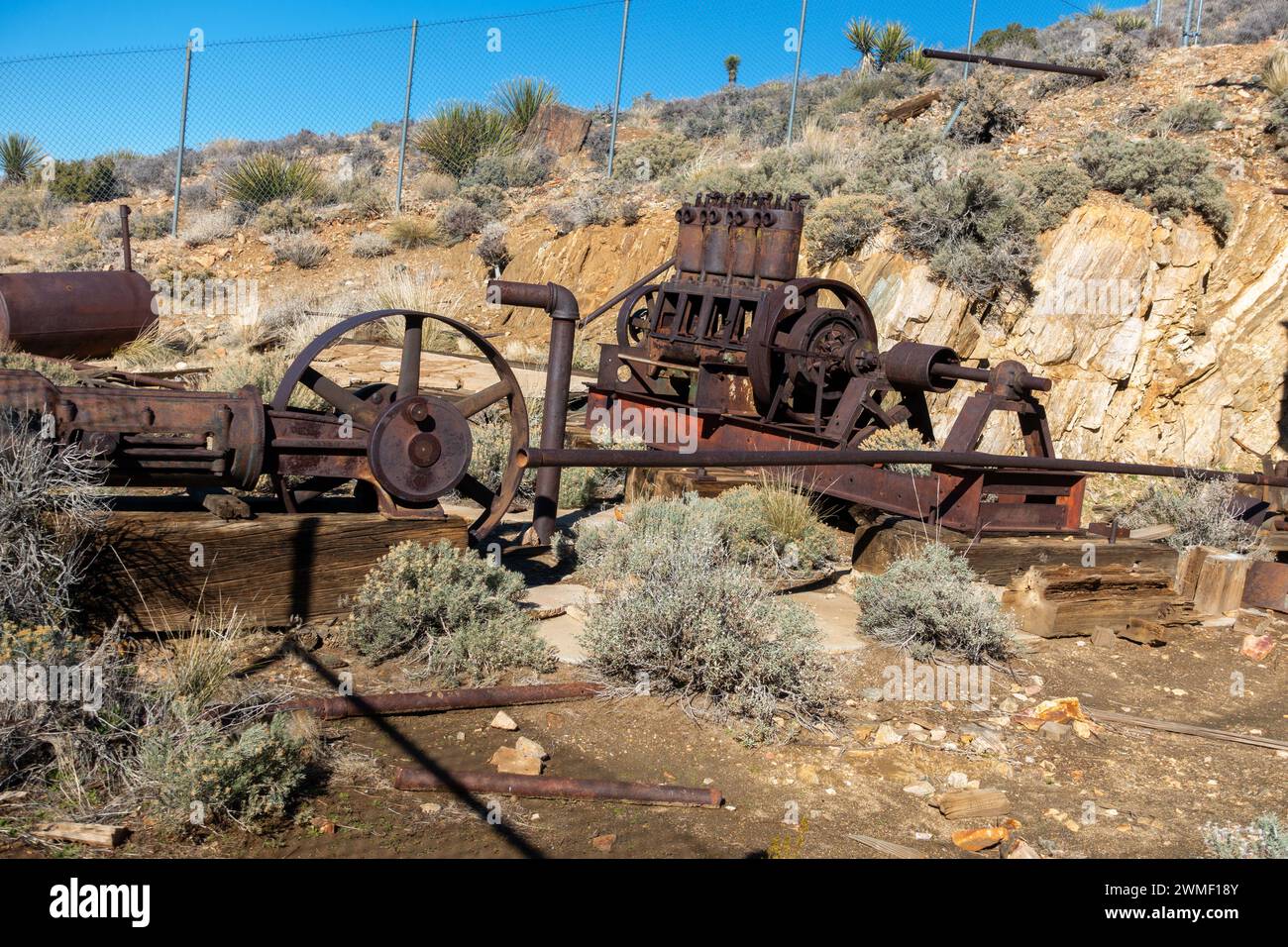 Famous Lost Horse Gold and Silver Mine Platform, Rust Colored ...