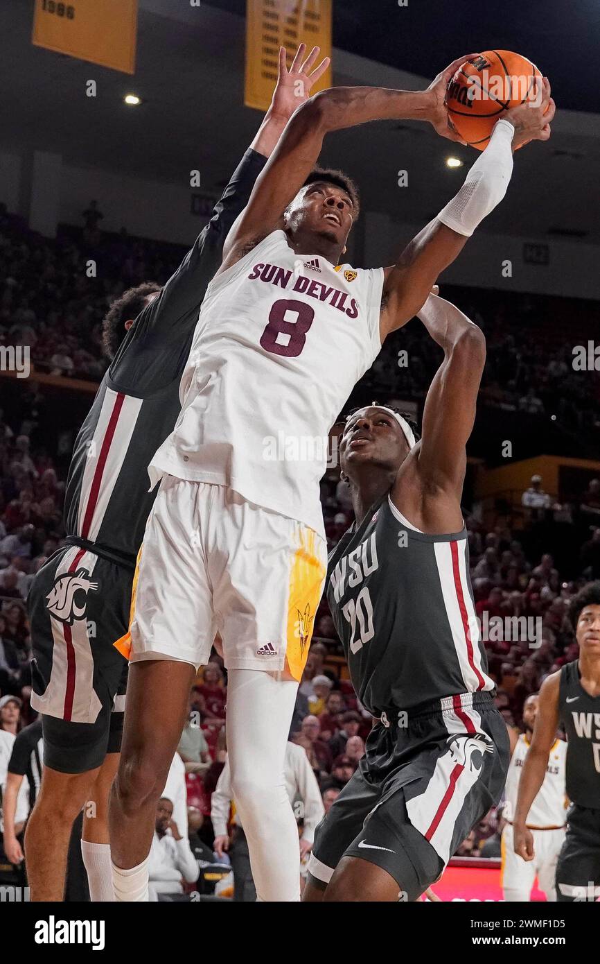 Arizona State forward Alonzo Gaffney (8) during of an NCAA college ...