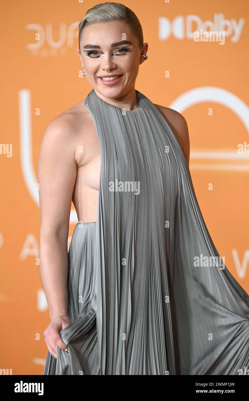 New York, USA. 25th Feb, 2024. Florence Pugh attends the New York ...
