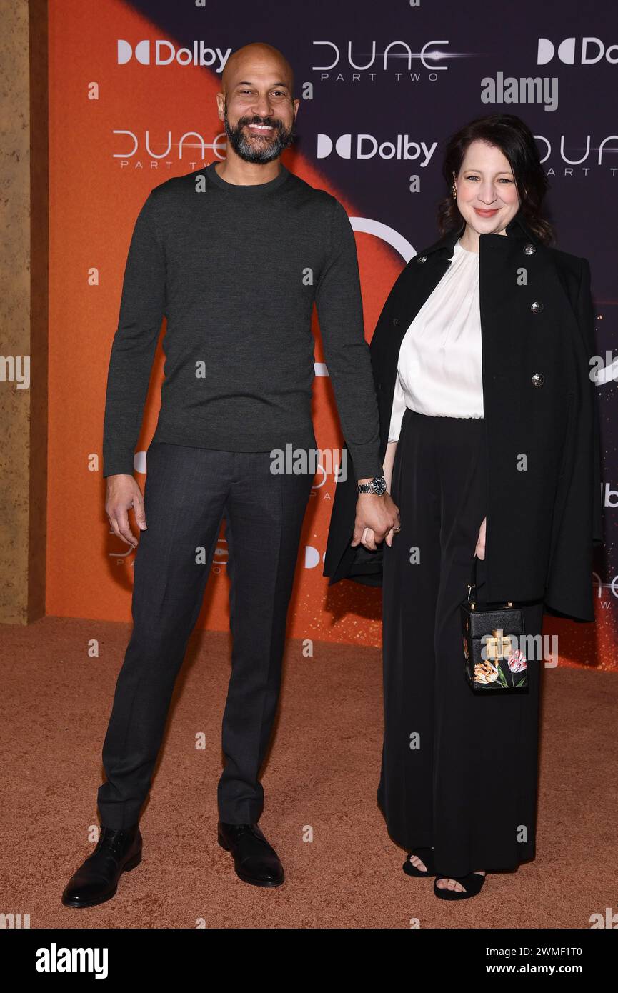 New York, USA. 25th Feb, 2024. (L-R) Keegan-Michael Key and Cynthia ...