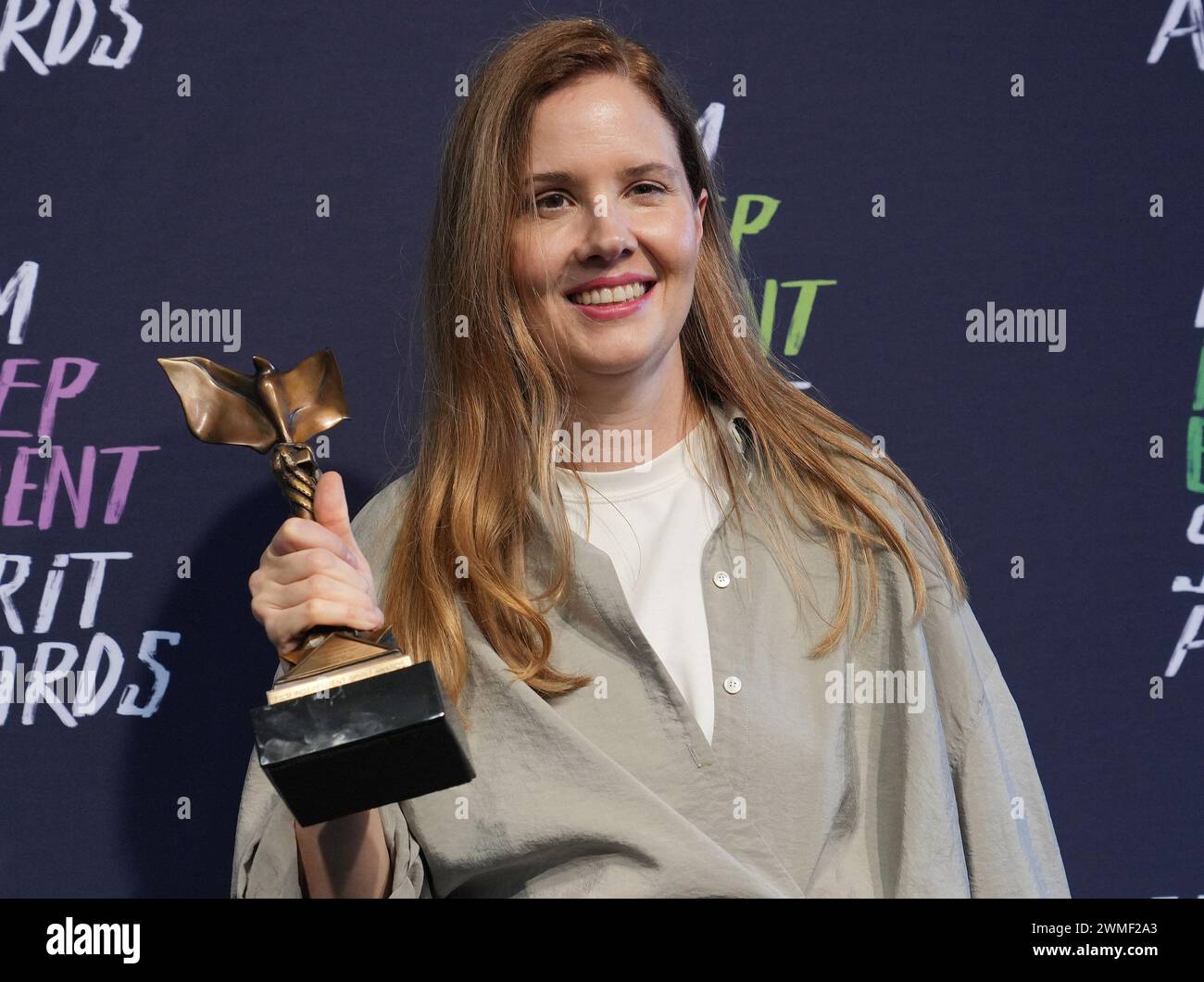 Los Angeles, USA. 25th Feb, 2024. Justine Triet winner of Best ...