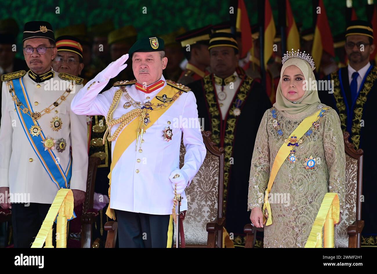 In this photo released by Malaysia's Department of Information ...