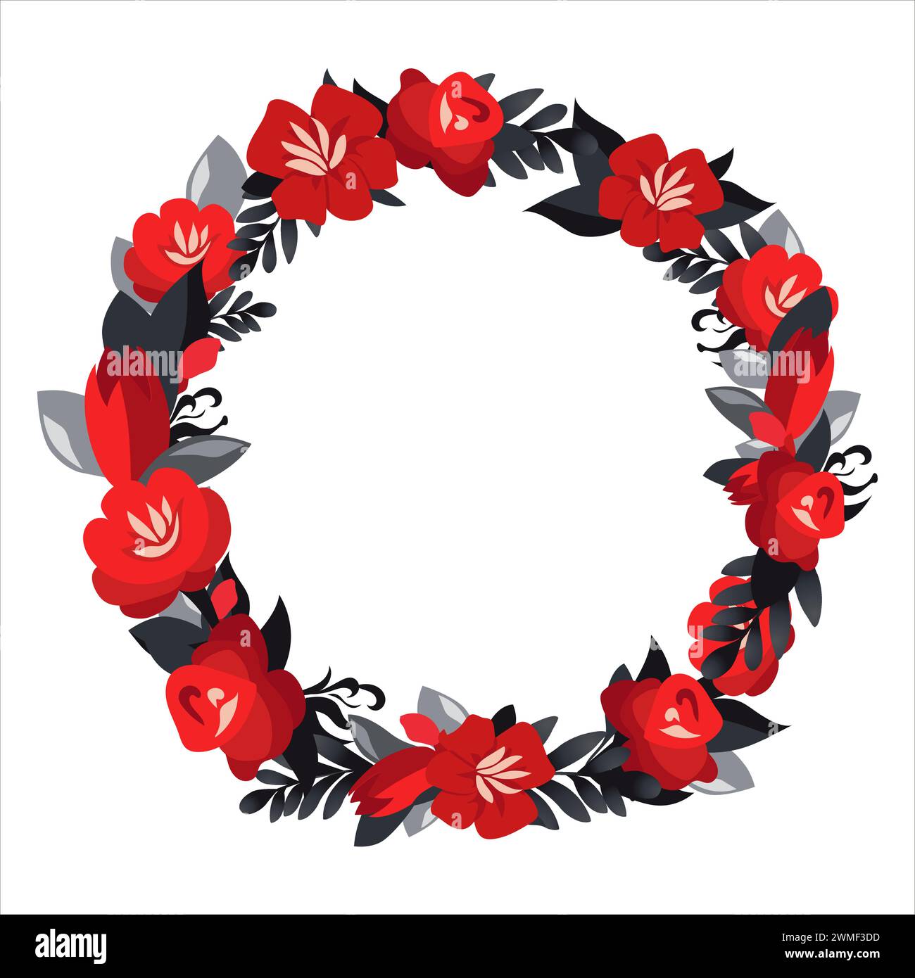 Round inflorescence Stock Vector Images - Alamy