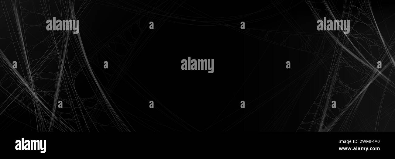 Realistic spider web background for halloween concept. Vector scary ...