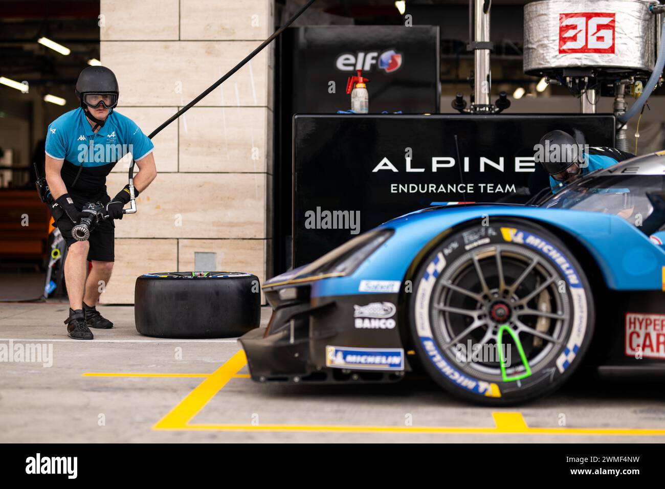 Lusail, Qatar. 25th Feb, 2024. Alpine Endurance Team, Alpine A424 #36 ...